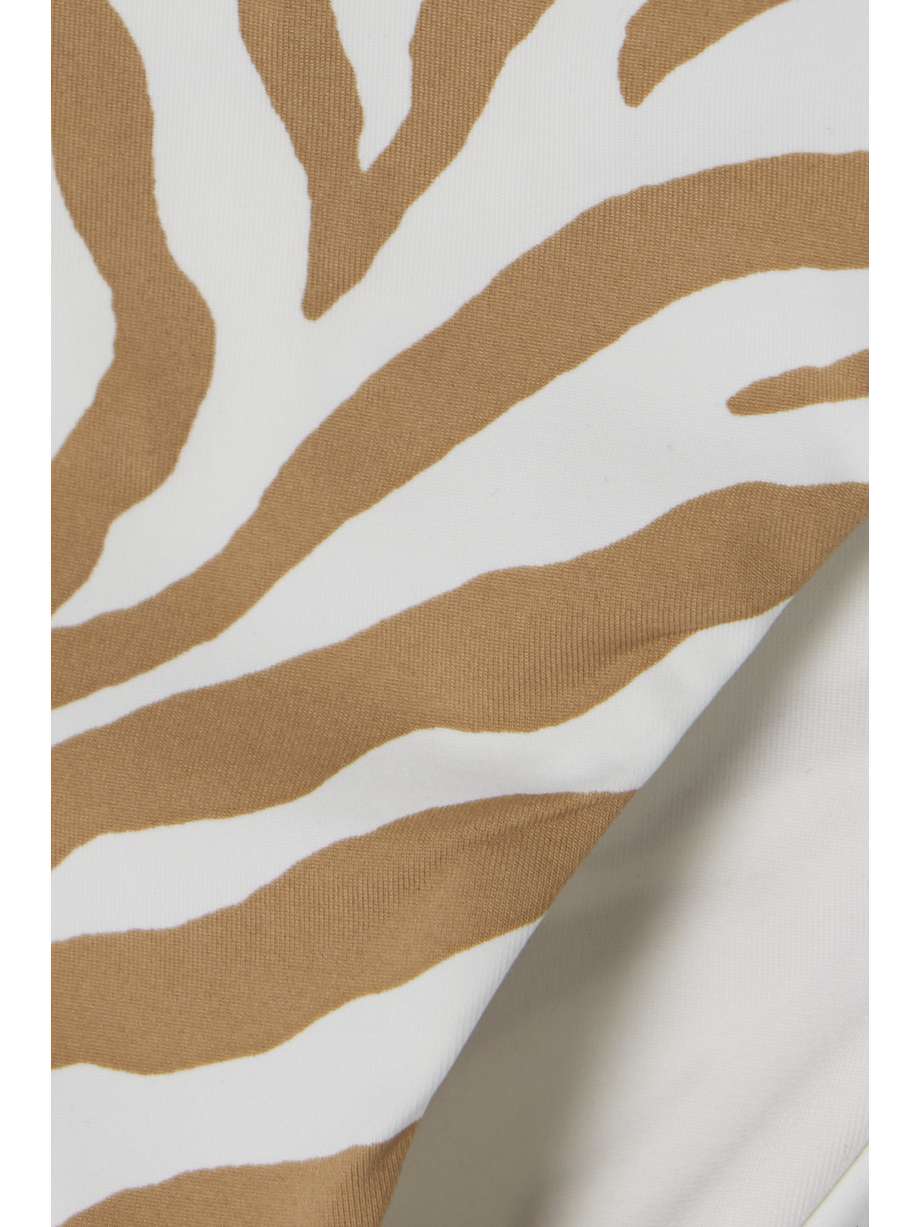 MAX MARA Beachwear Silvana zebra-print bikini briefs | NET-A-PORTER