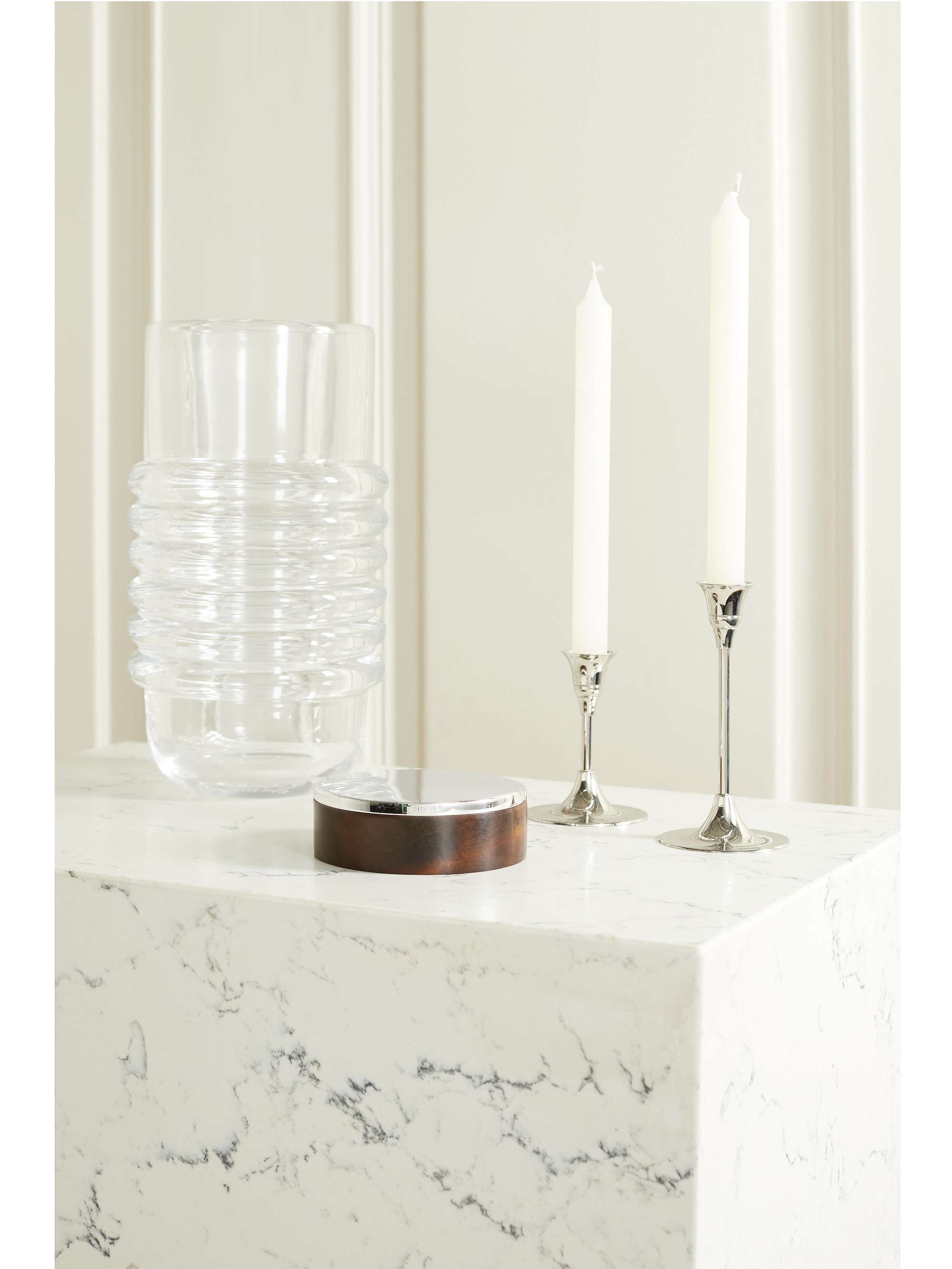 CHRISTOFLE Uni large wood and silver-plated box | NET-A-PORTER