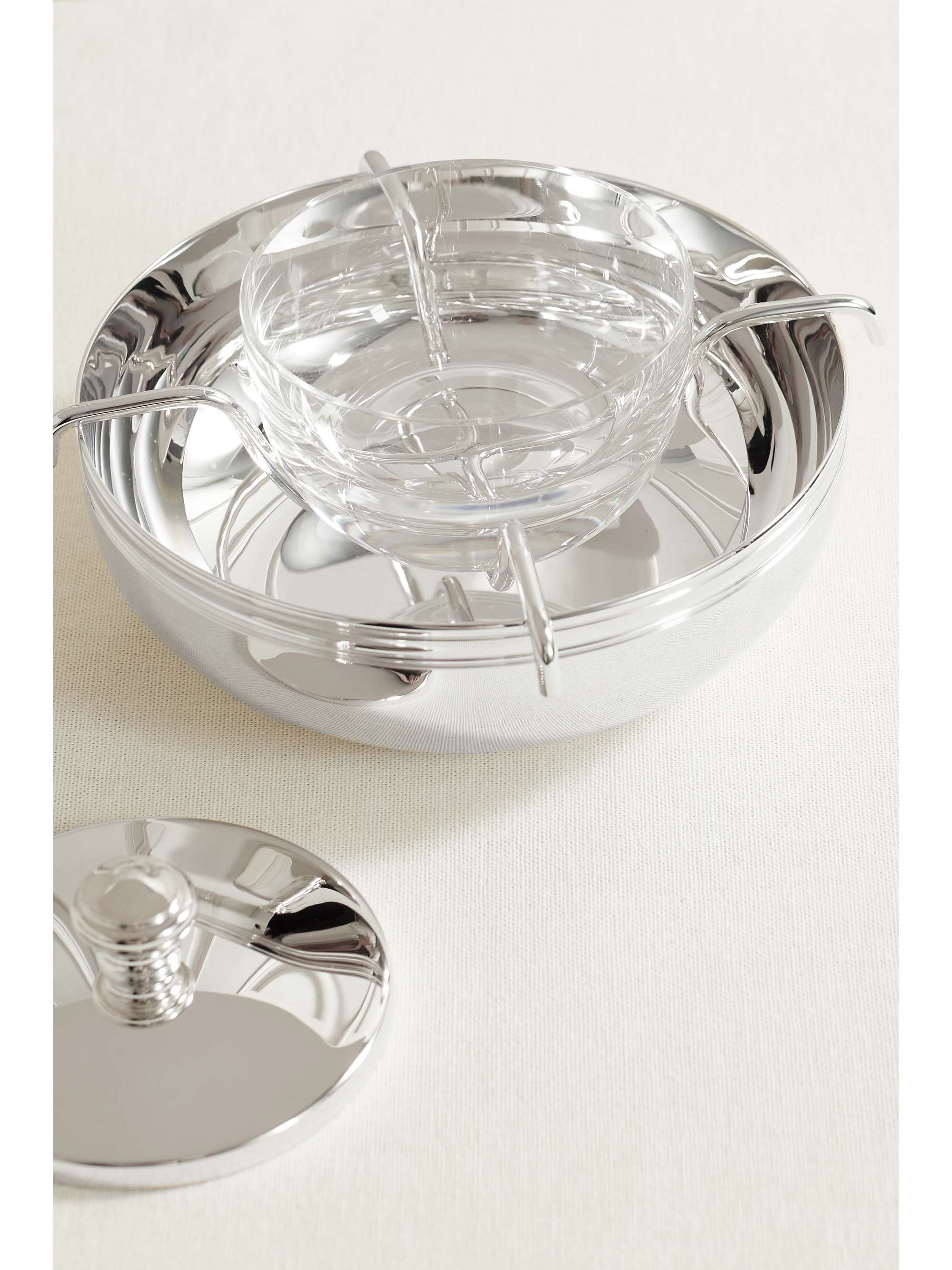 CHRISTOFLE Albi silver-plated caviar serving set | NET-A-PORTER