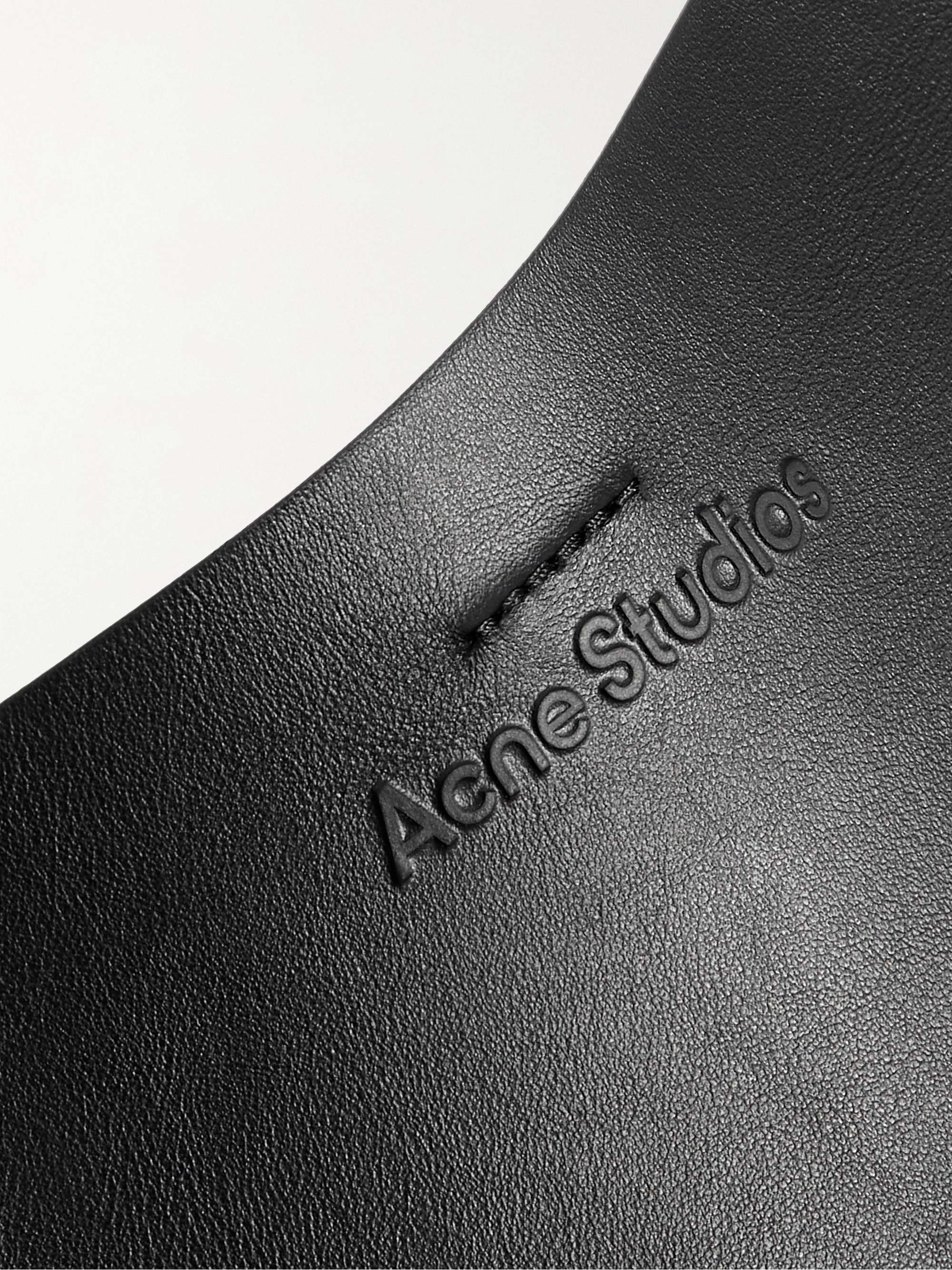 ACNE STUDIOS Musubi Midi knotted leather shoulder bag | NET-A-PORTER