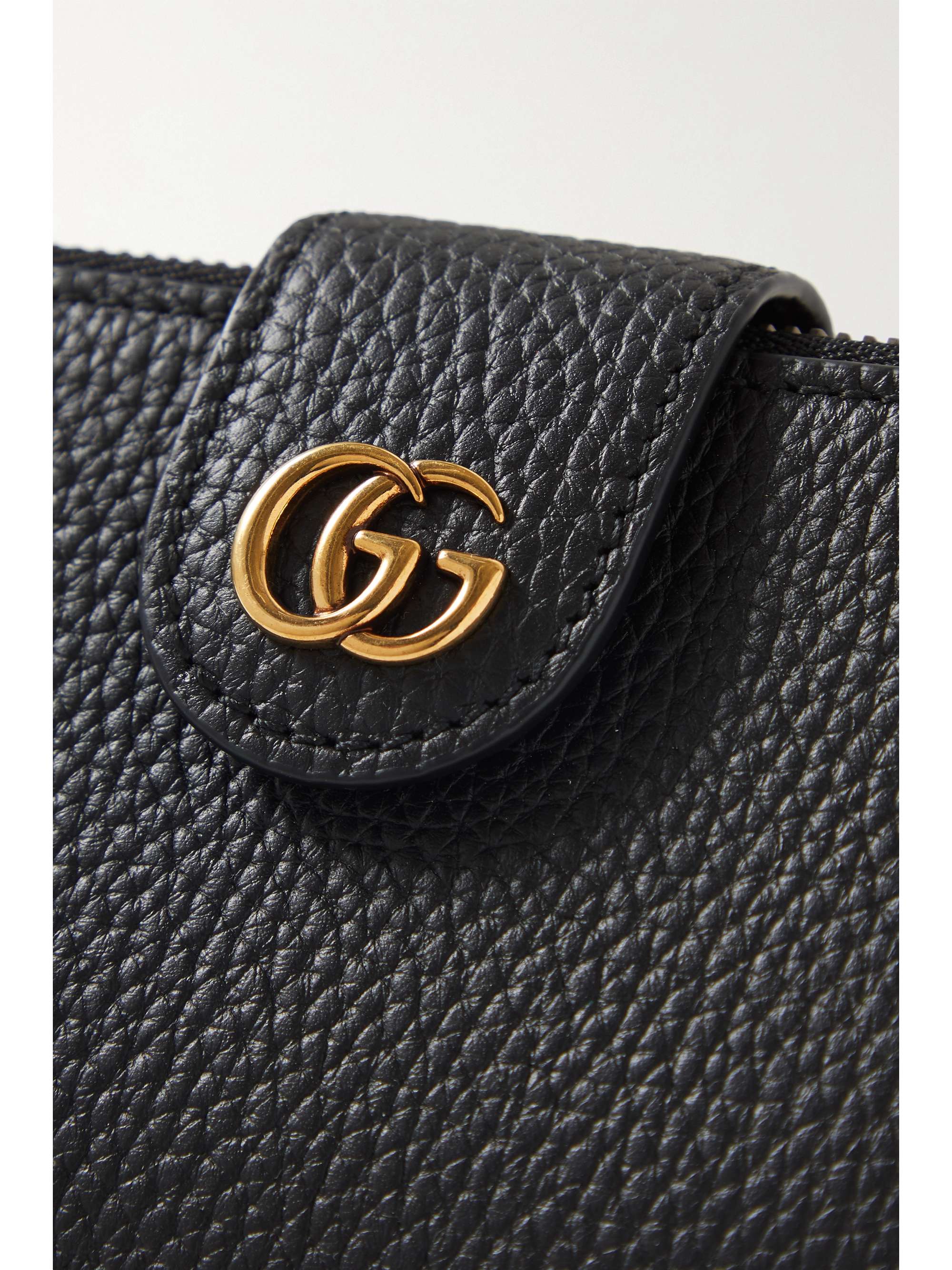 GUCCI Textured-leather wallet | NET-A-PORTER