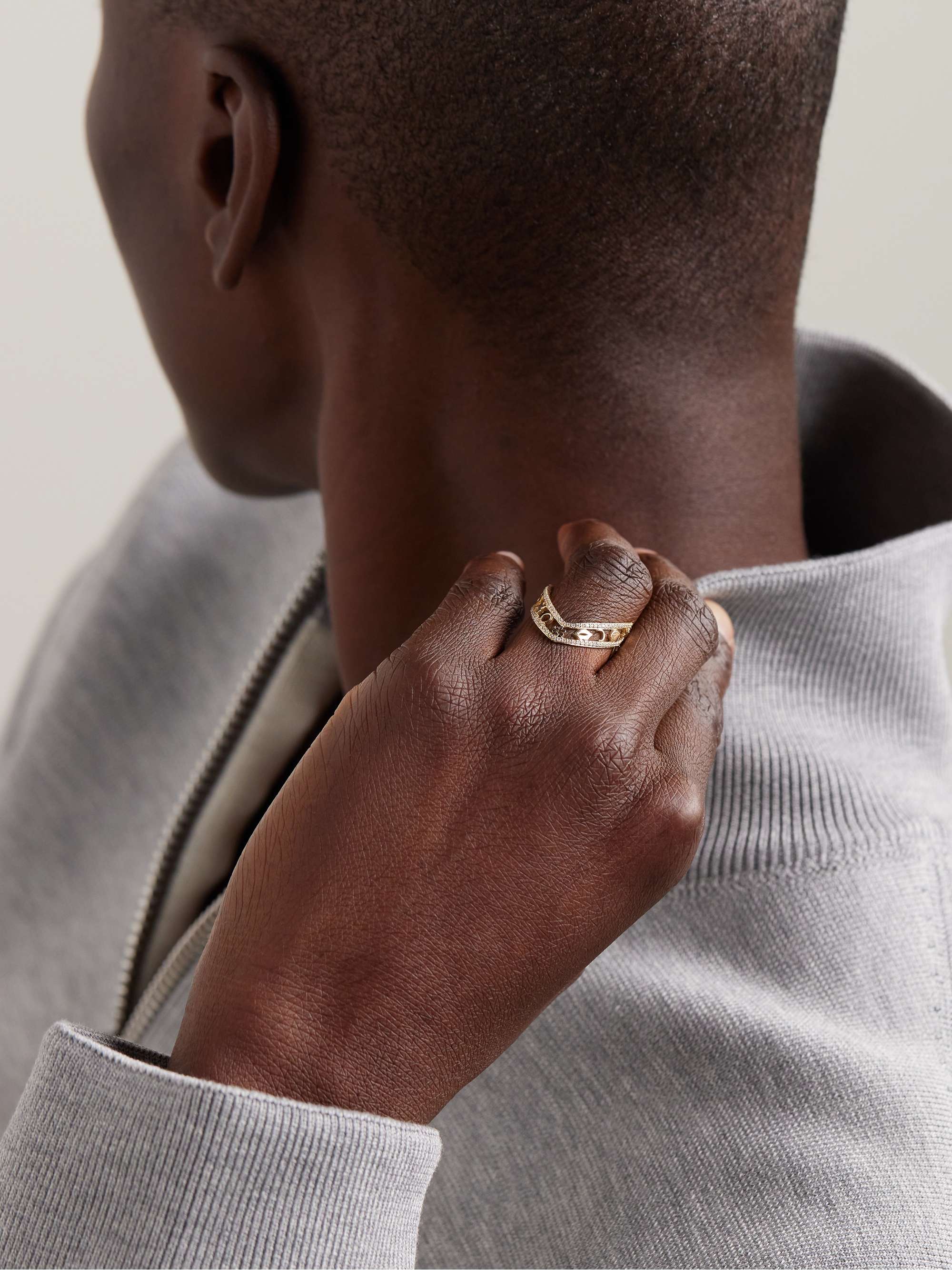 SYDNEY EVAN Icon 14-karat gold diamond ring | NET-A-PORTER