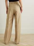 GUCCI Pleated wool-jacquard pants | NET-A-PORTER