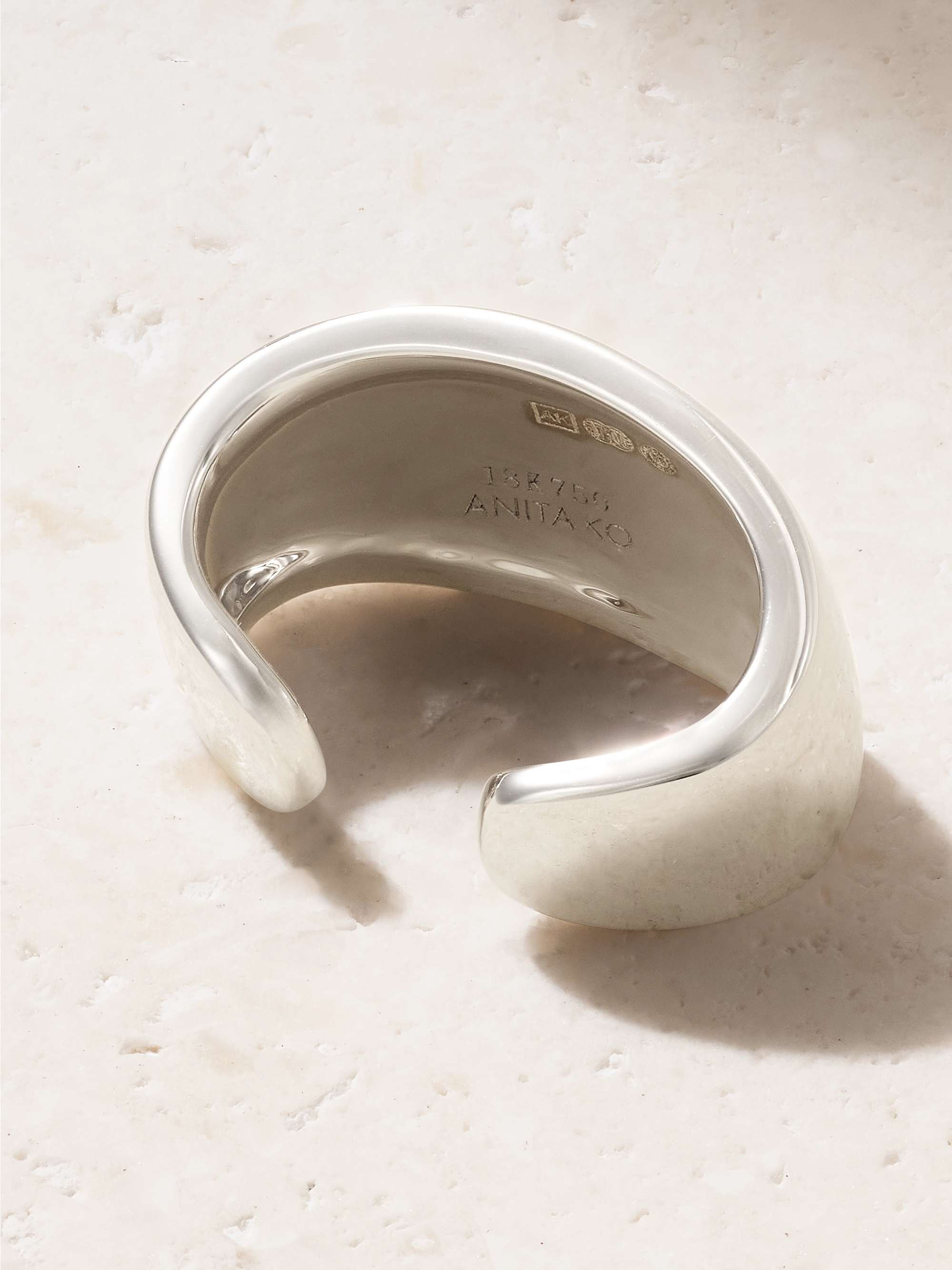 ANITA KO Galaxy 18-karat white gold ear cuff | NET-A-PORTER