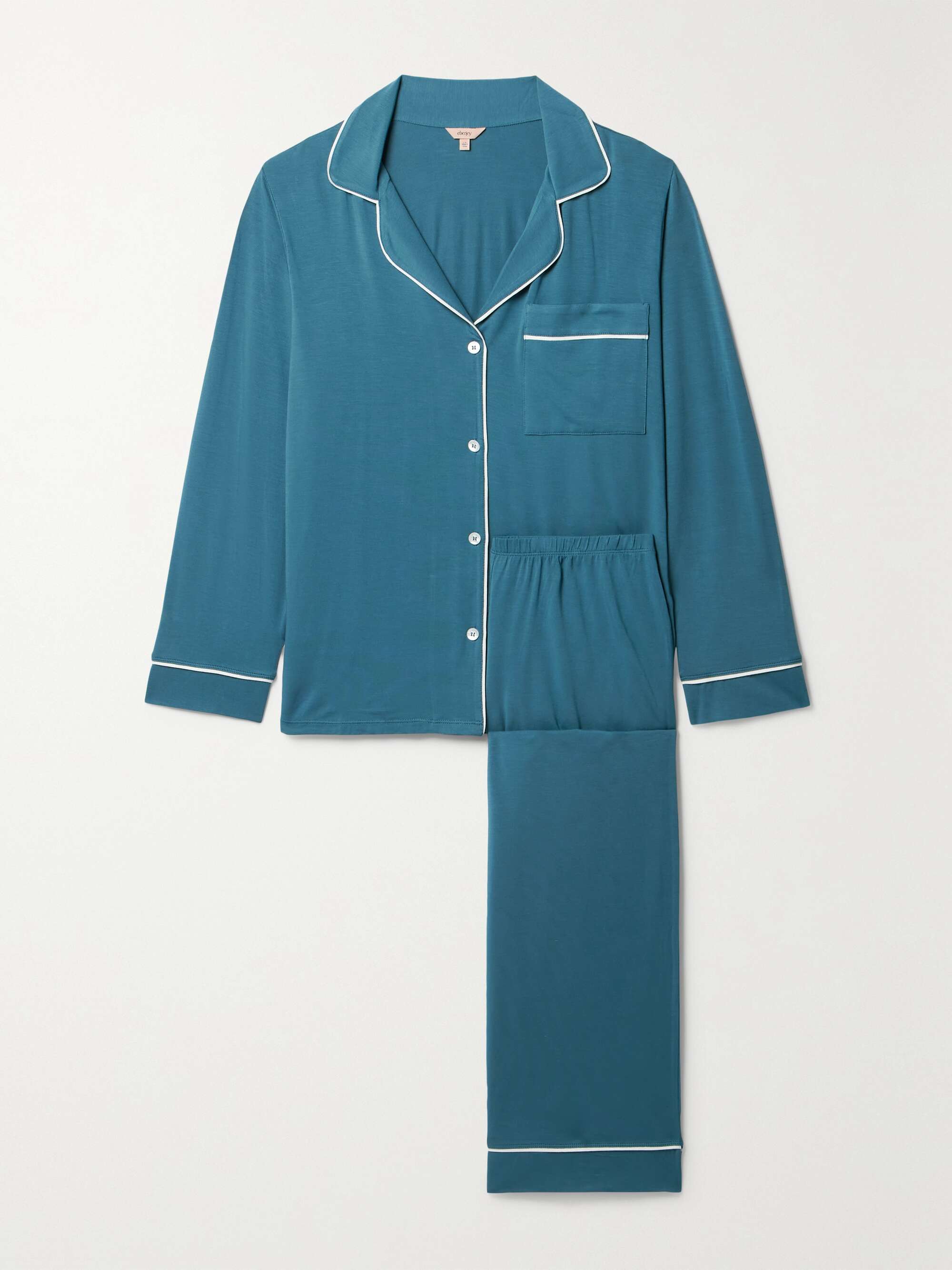 EBERJEY + NET SUSTAIN Gisele stretch-TENCEL™ modal pajama set | NET-A ...