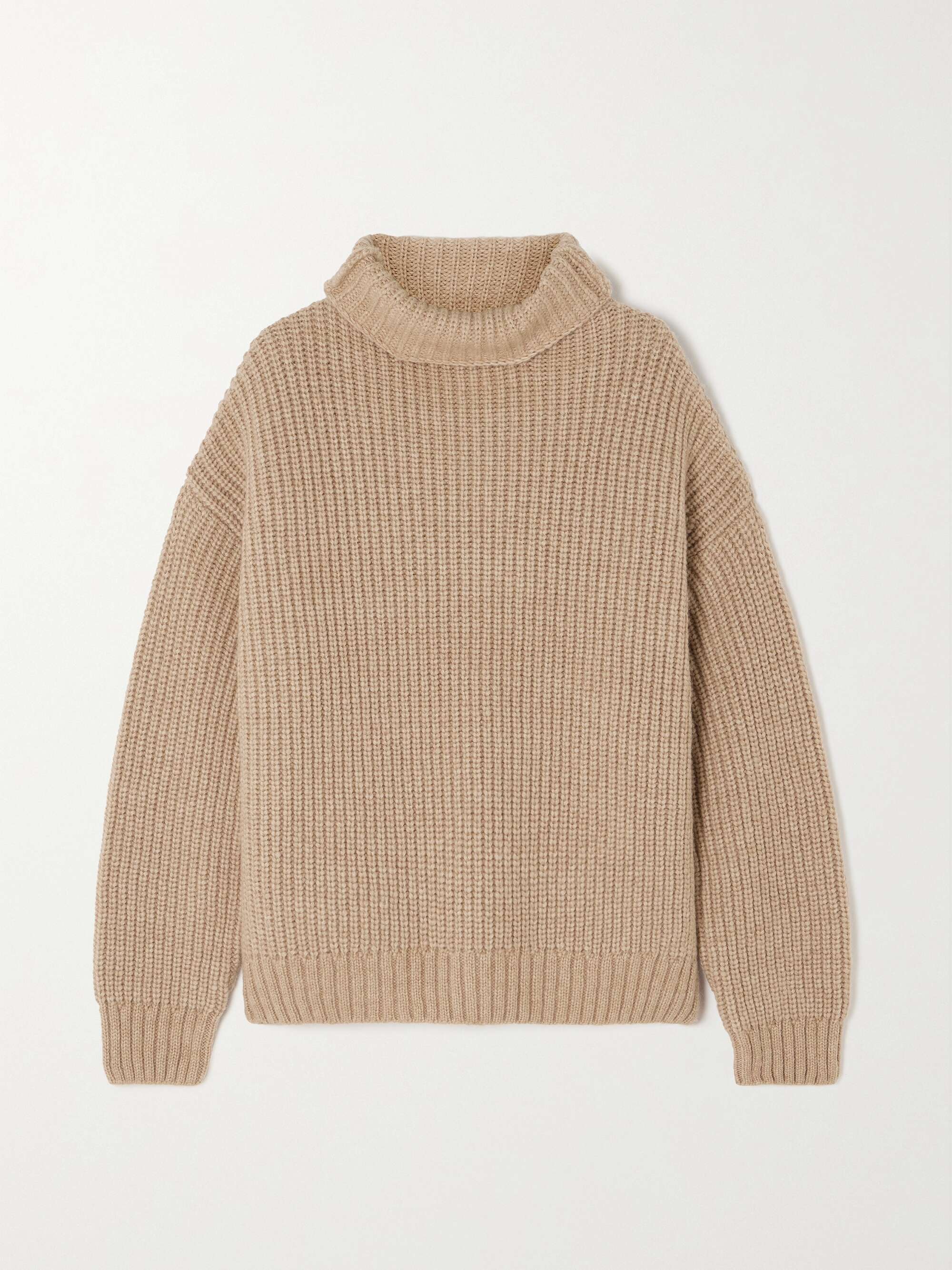 ANINE BING Sydney ribbed-knit turtleneck sweater | NET-A-PORTER