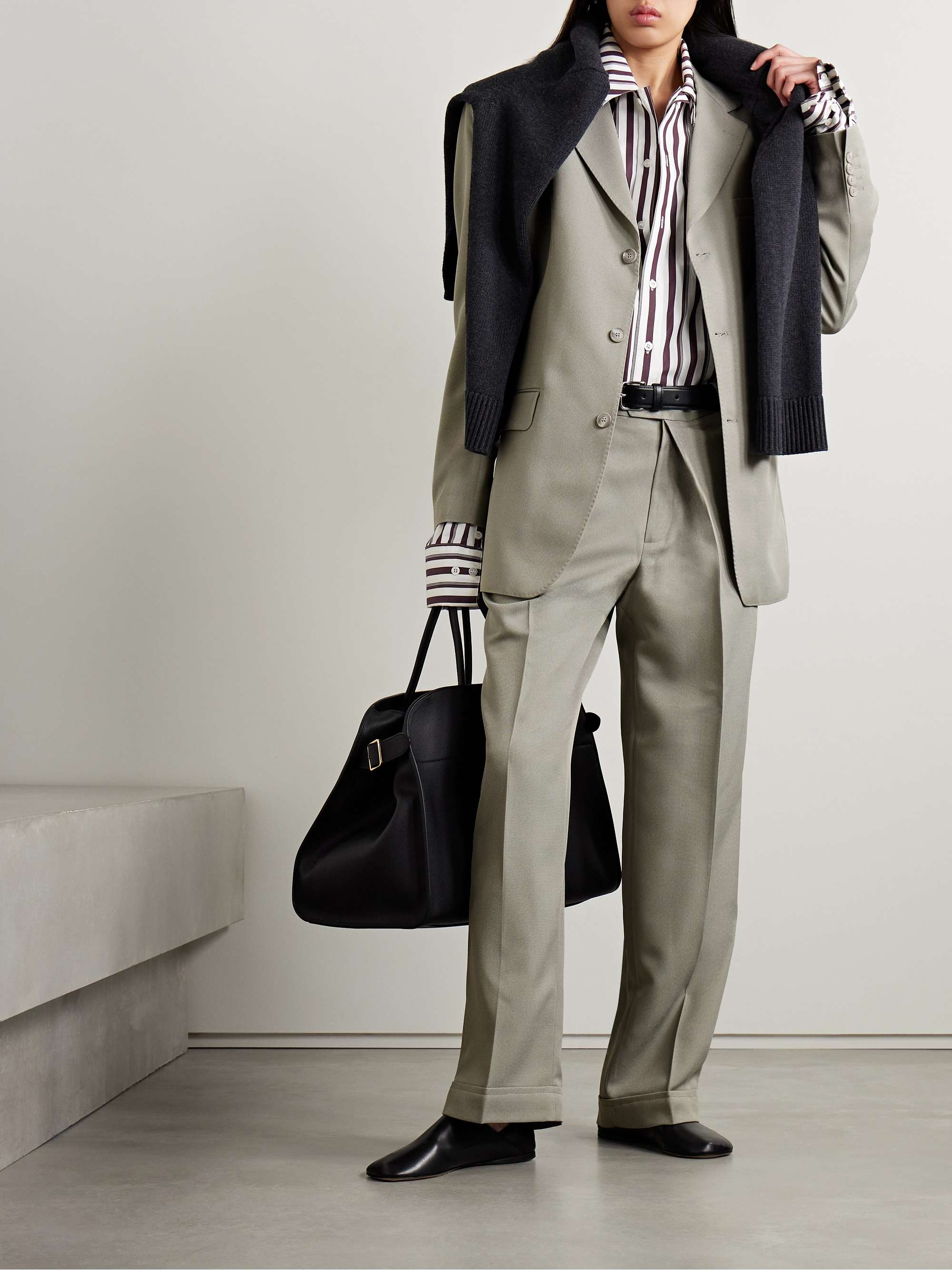 BETTTER + NET SUSTAIN Hourglass upcycled wool-blend blazer | NET-A-PORTER