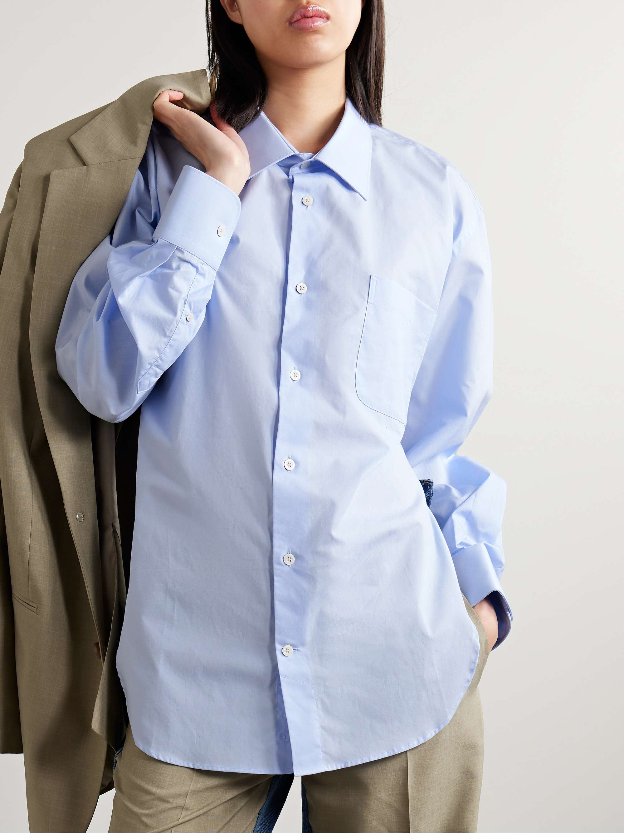 BETTTER + NET SUSTAIN cotton-poplin shirt | NET-A-PORTER