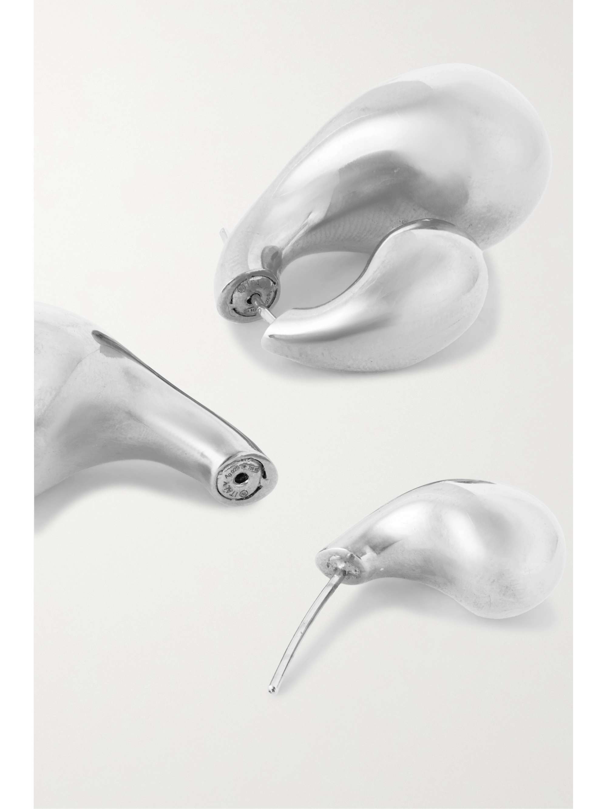 BOTTEGA VENETA Silver earrings | NET-A-PORTER