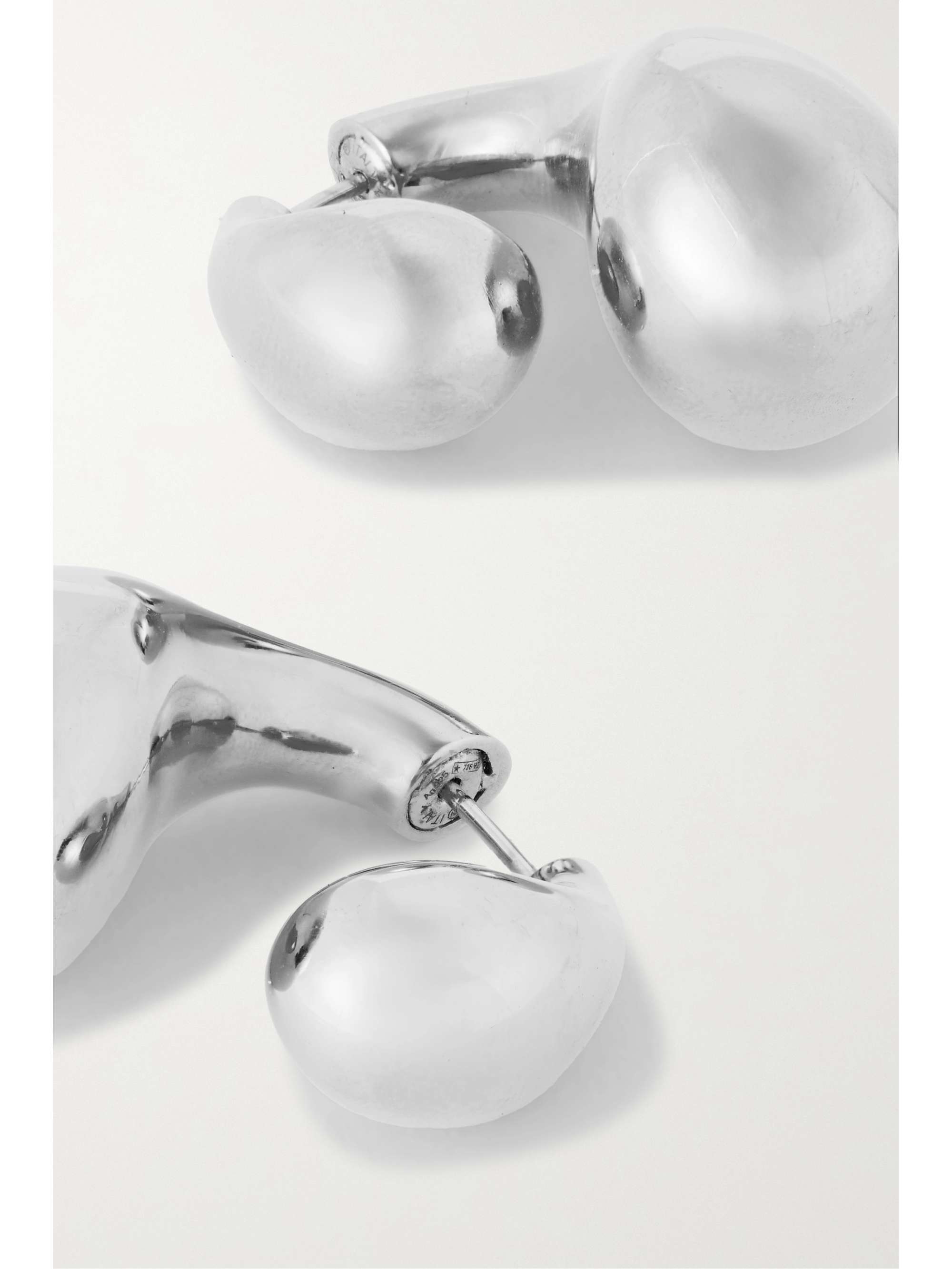 BOTTEGA VENETA Silver earrings | NET-A-PORTER