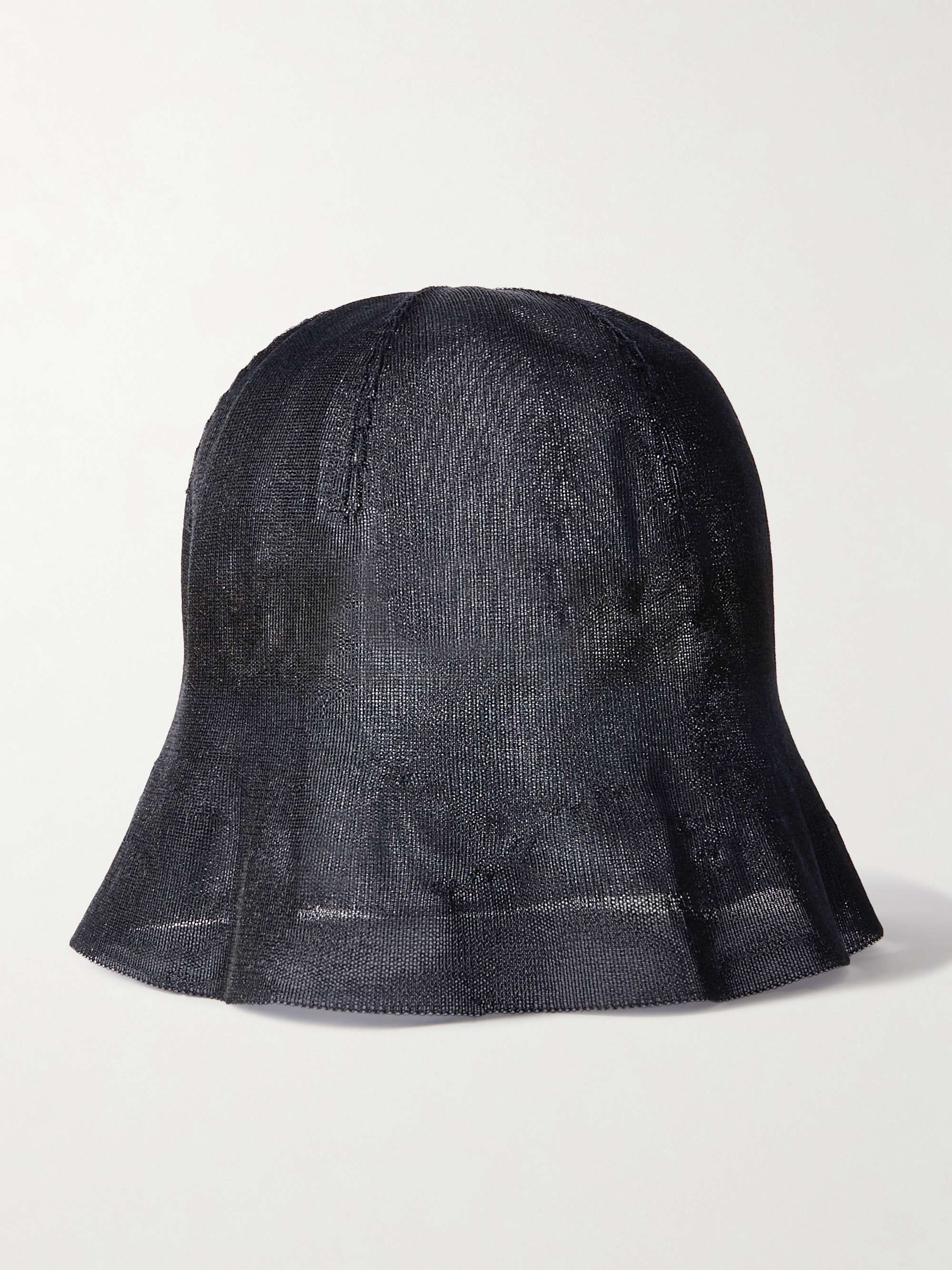 THE ROW Indo striped mesh bucket hat | NET-A-PORTER