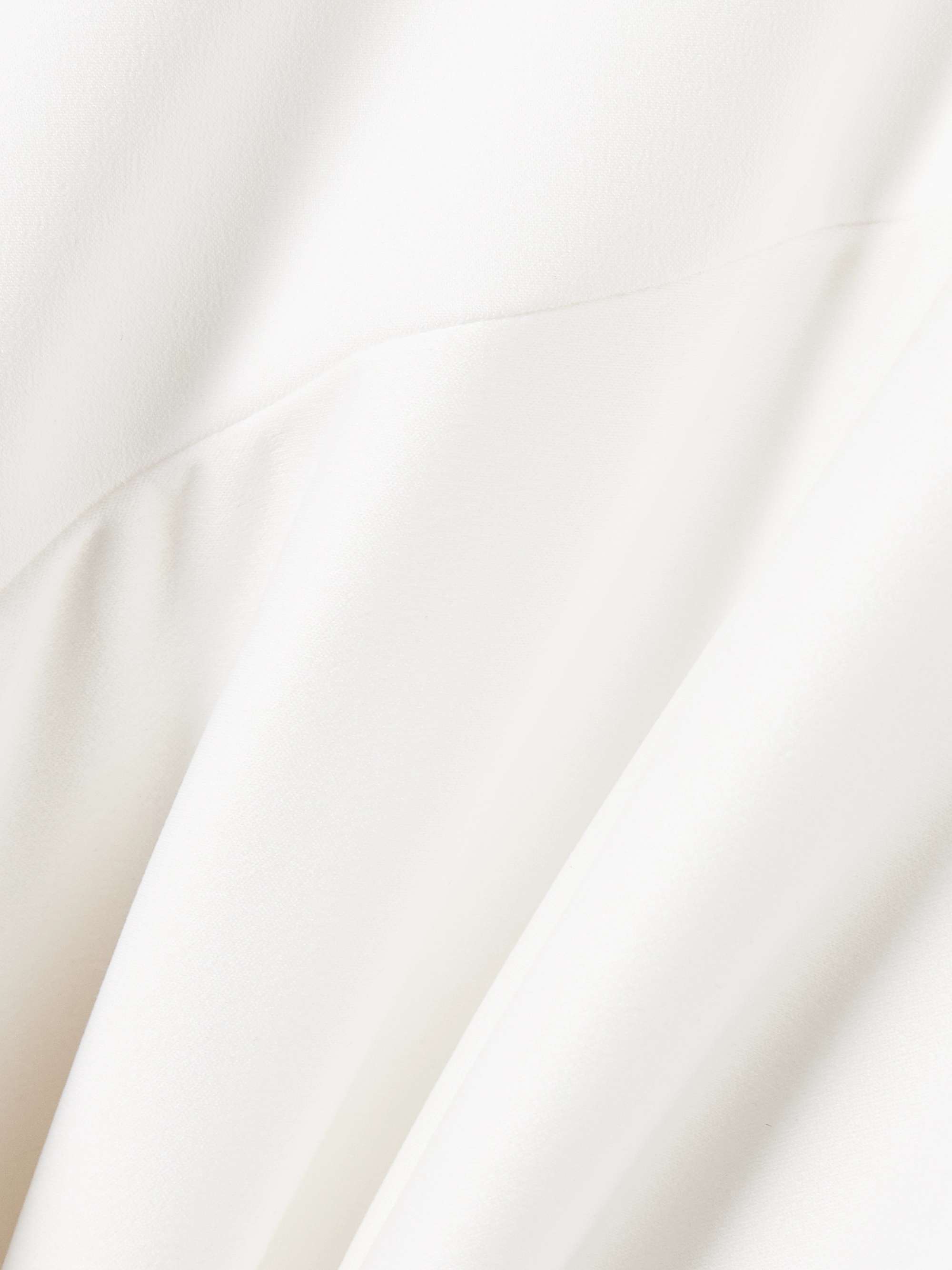 SOLACE LONDON Rina off-the-shoulder draped crepe and satin gown | NET-A ...