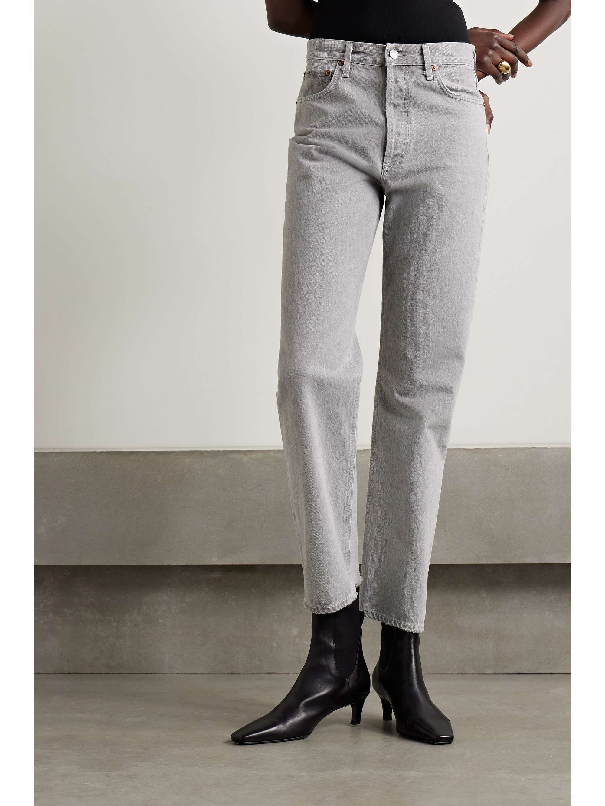 AGOLDE 90's Pinch Waist high-rise straight-leg jeans | NET-A-PORTER