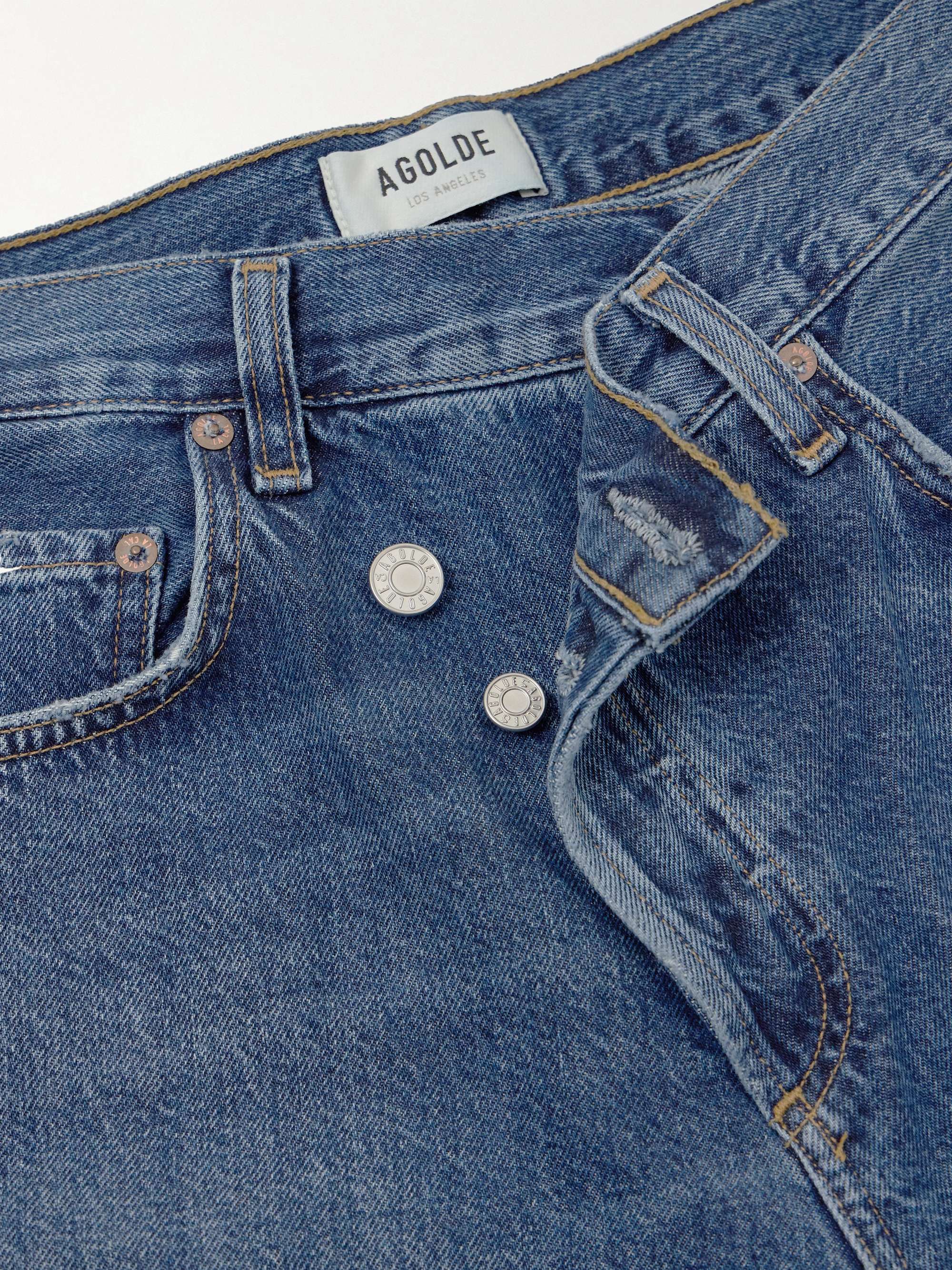 AGOLDE Criss Cross boyfriend recycled jeans | NET-A-PORTER