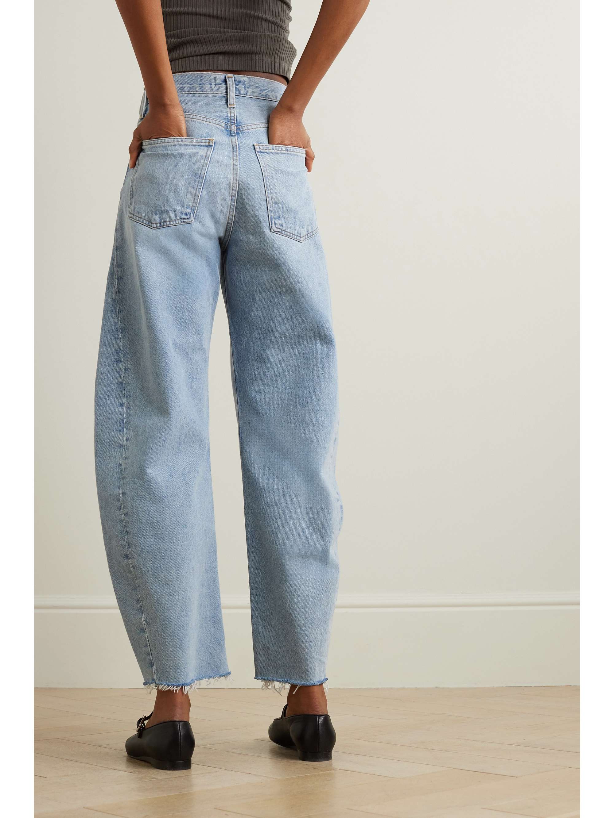 AGOLDE Luna high-rise tapered jeans | NET-A-PORTER