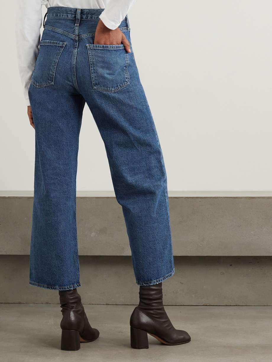 AGOLDE Ren high-rise wide-leg recycled jeans | NET-A-PORTER