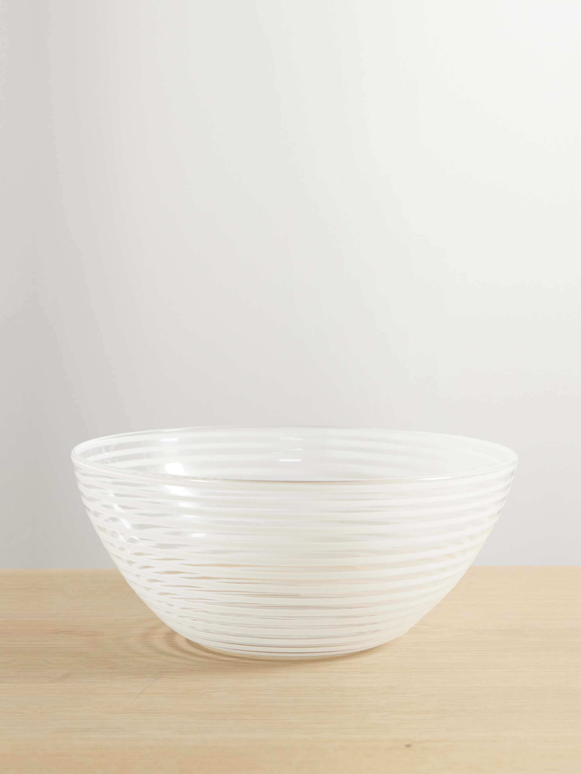 YALI GLASS A Nastro striped glass salad bowl | NET-A-PORTER