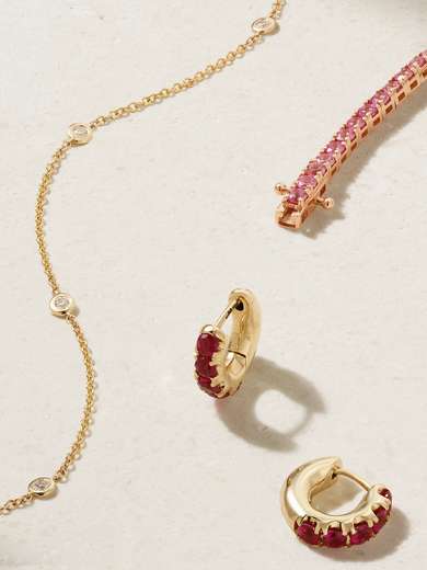 ROXANNE FIRST DreamBox 14-karat rose and yellow gold, sapphire, diamond ...