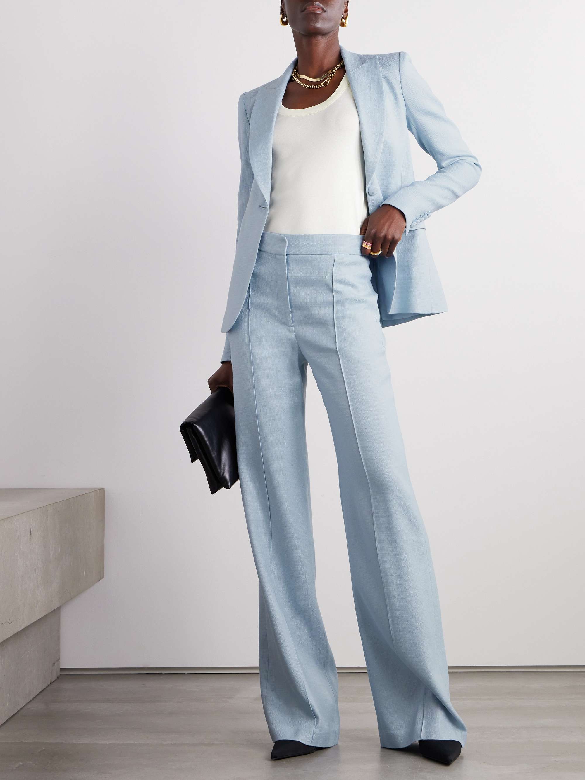 ADAM LIPPES Canvas wide-leg pants | NET-A-PORTER