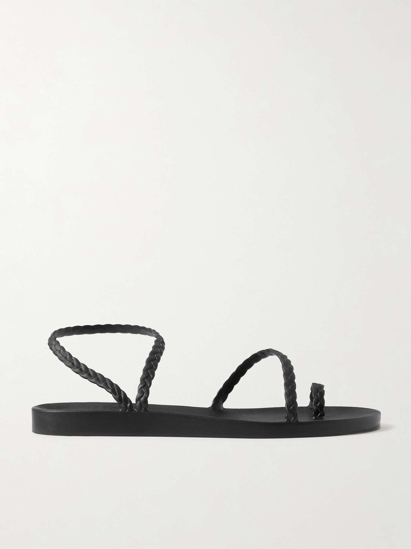 ANCIENT GREEK SANDALS Eleftheria braided rubber sandals | NET-A-PORTER