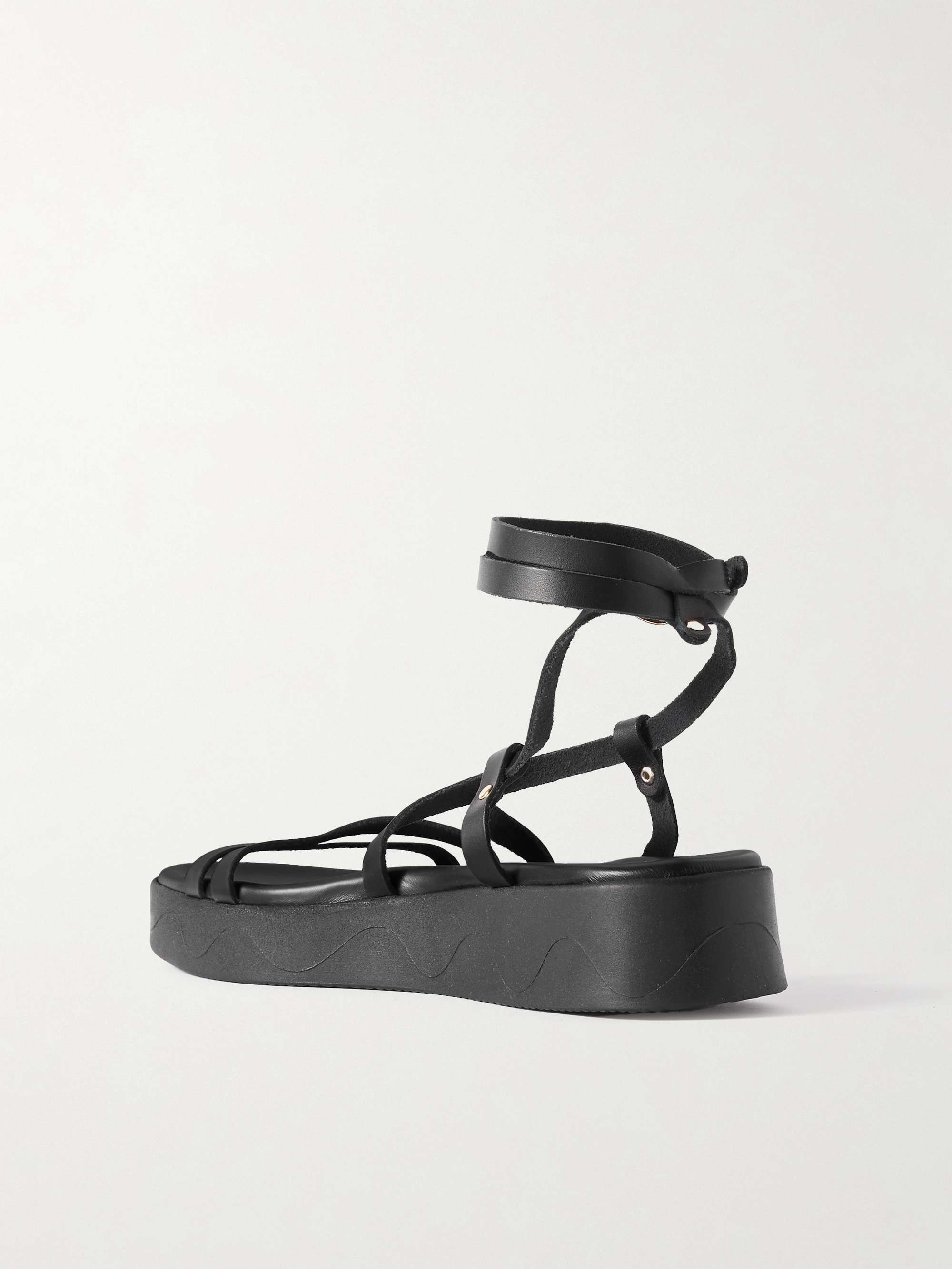 ANCIENT GREEK SANDALS Aristea leather platform sandals | NET-A-PORTER