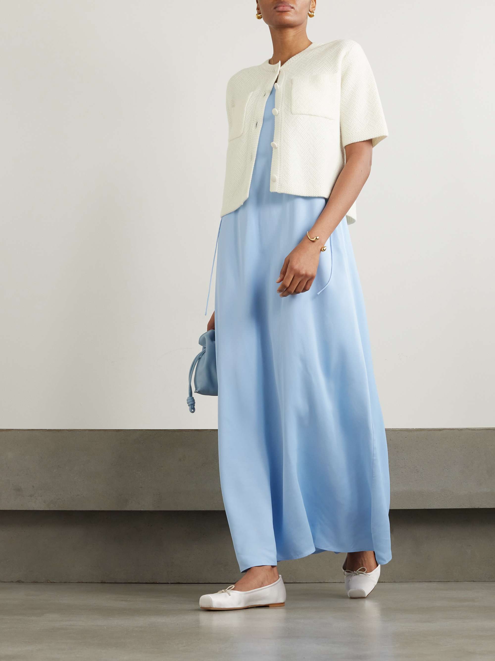 ARCH4 + NET SUSTAIN Lizzie organic cashmere-tweed cardigan | NET-A-PORTER