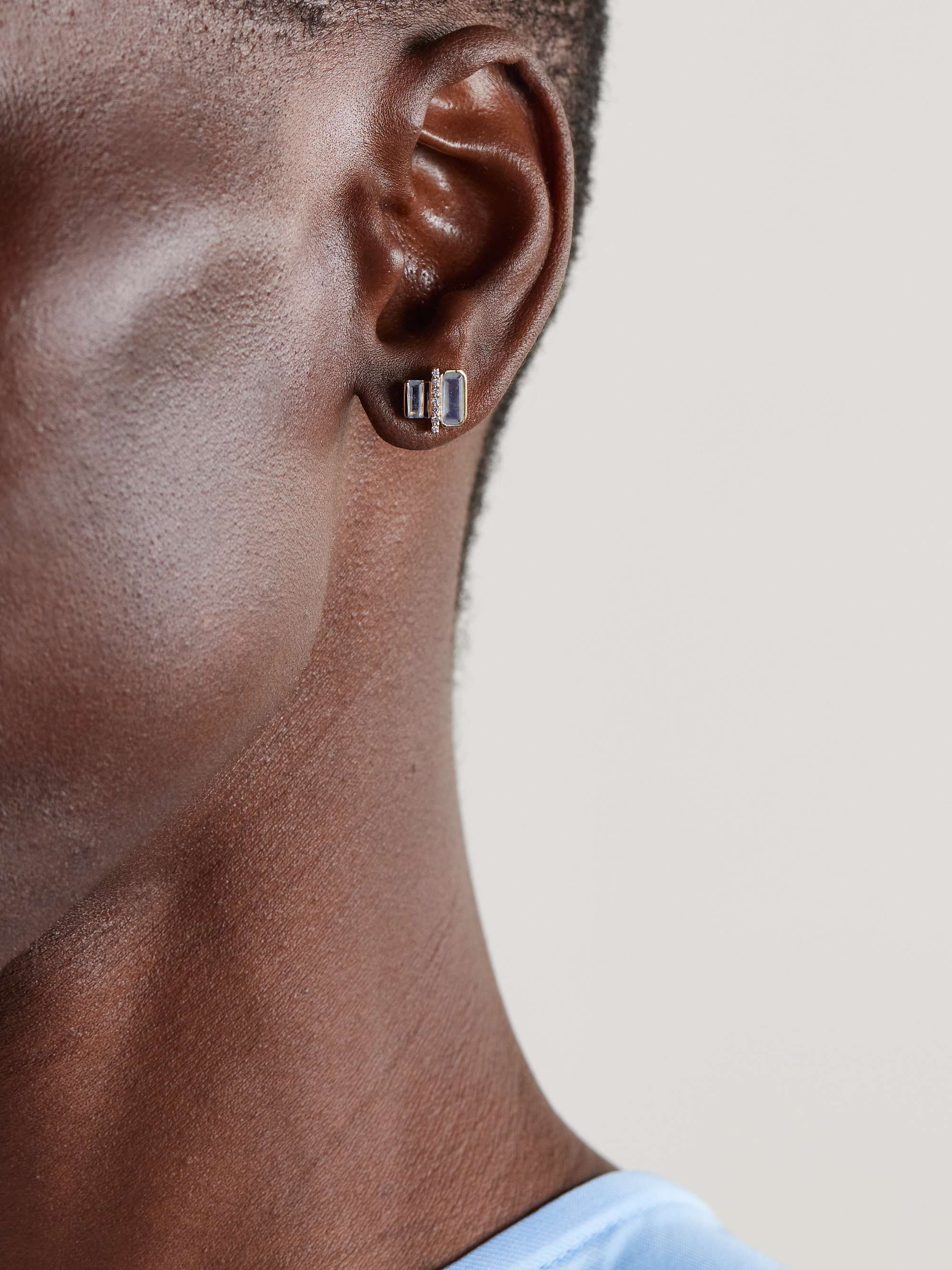 MELISSA JOY MANNING Cityscape 14-karat recycled gold, aquamarine and ...