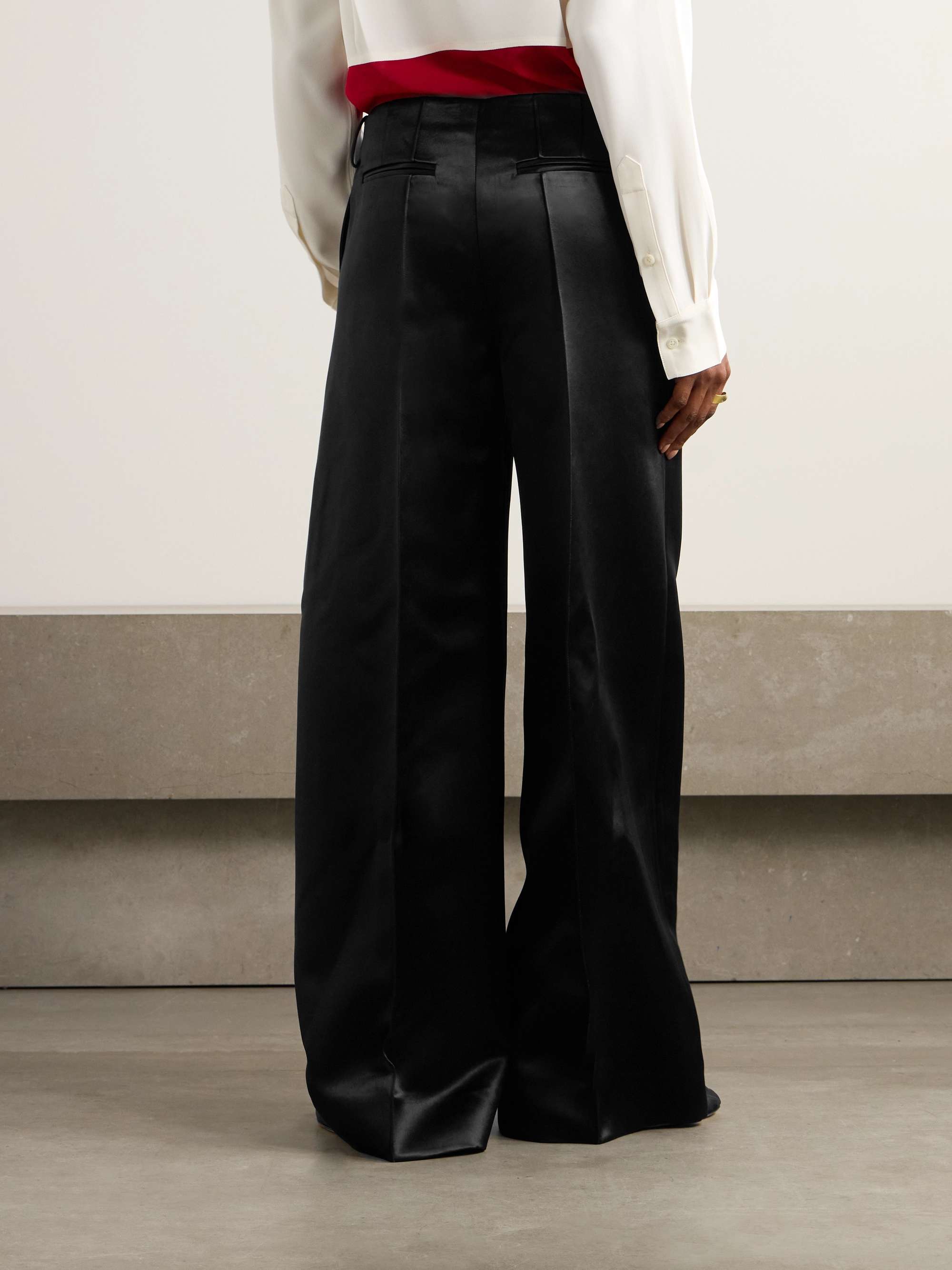 PETER DO Satin wide-leg pants | NET-A-PORTER