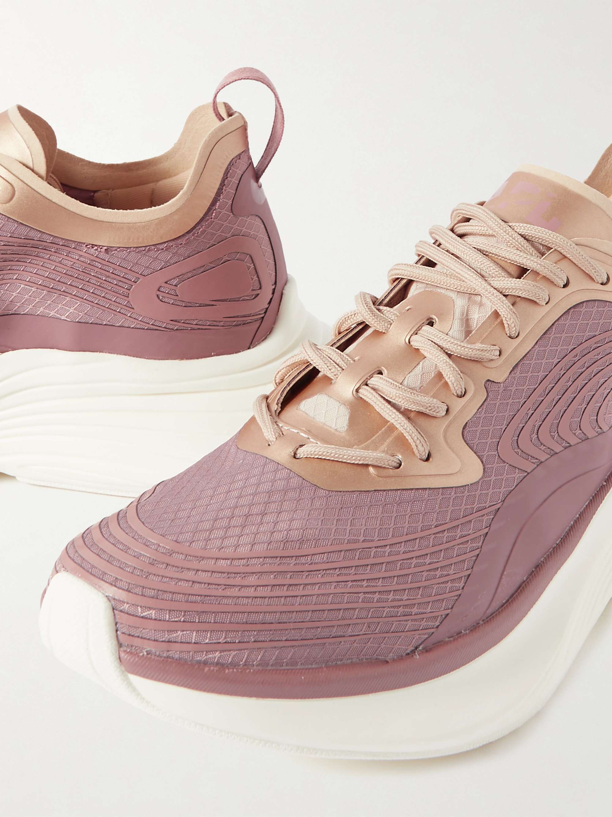 APL ATHLETIC PROPULSION LABS Streamline metallic rubber-trimmed mesh ...