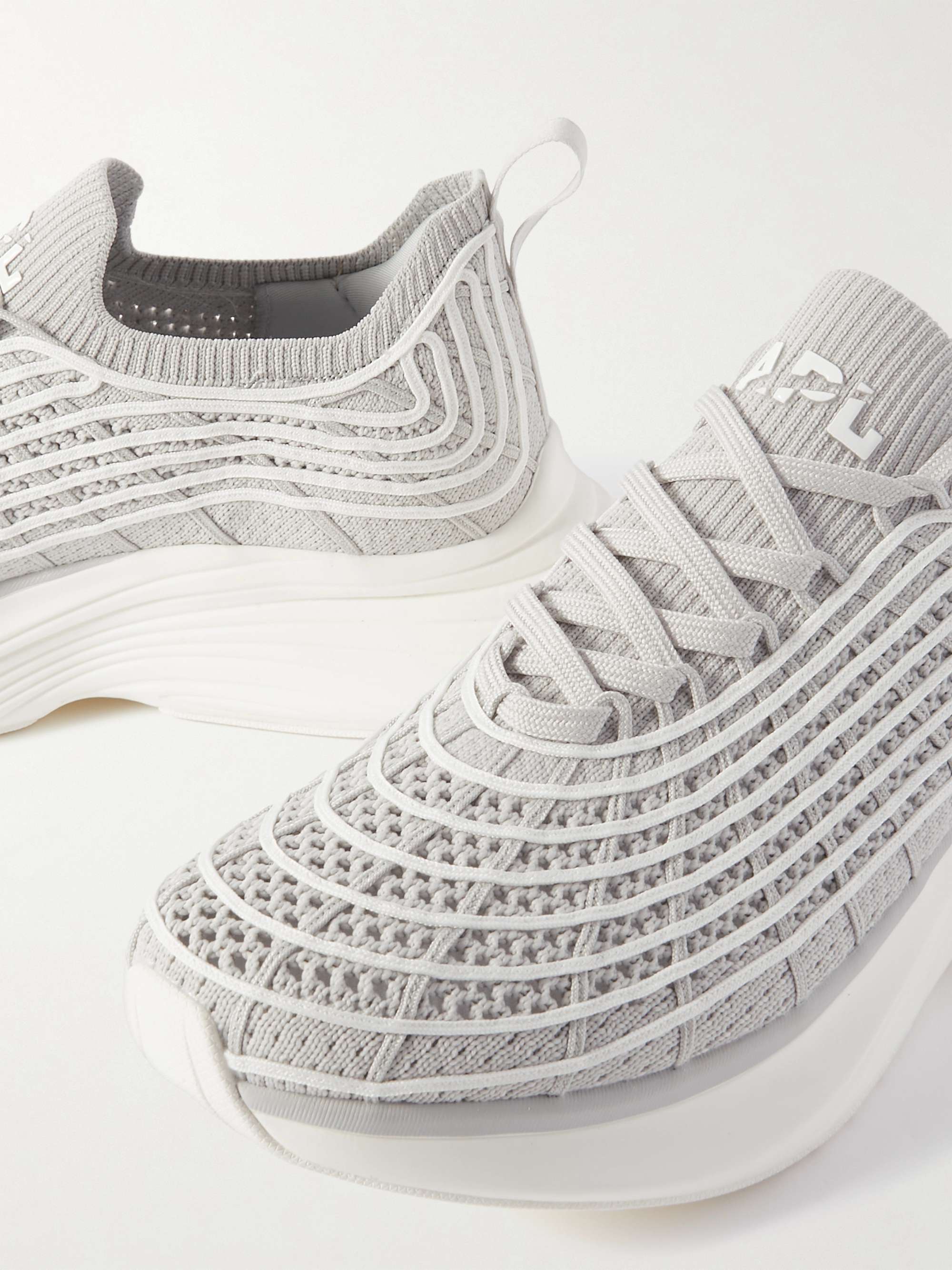 APL ATHLETIC PROPULSION LABS TechLoom Zipline mesh sneakers | NET-A-PORTER