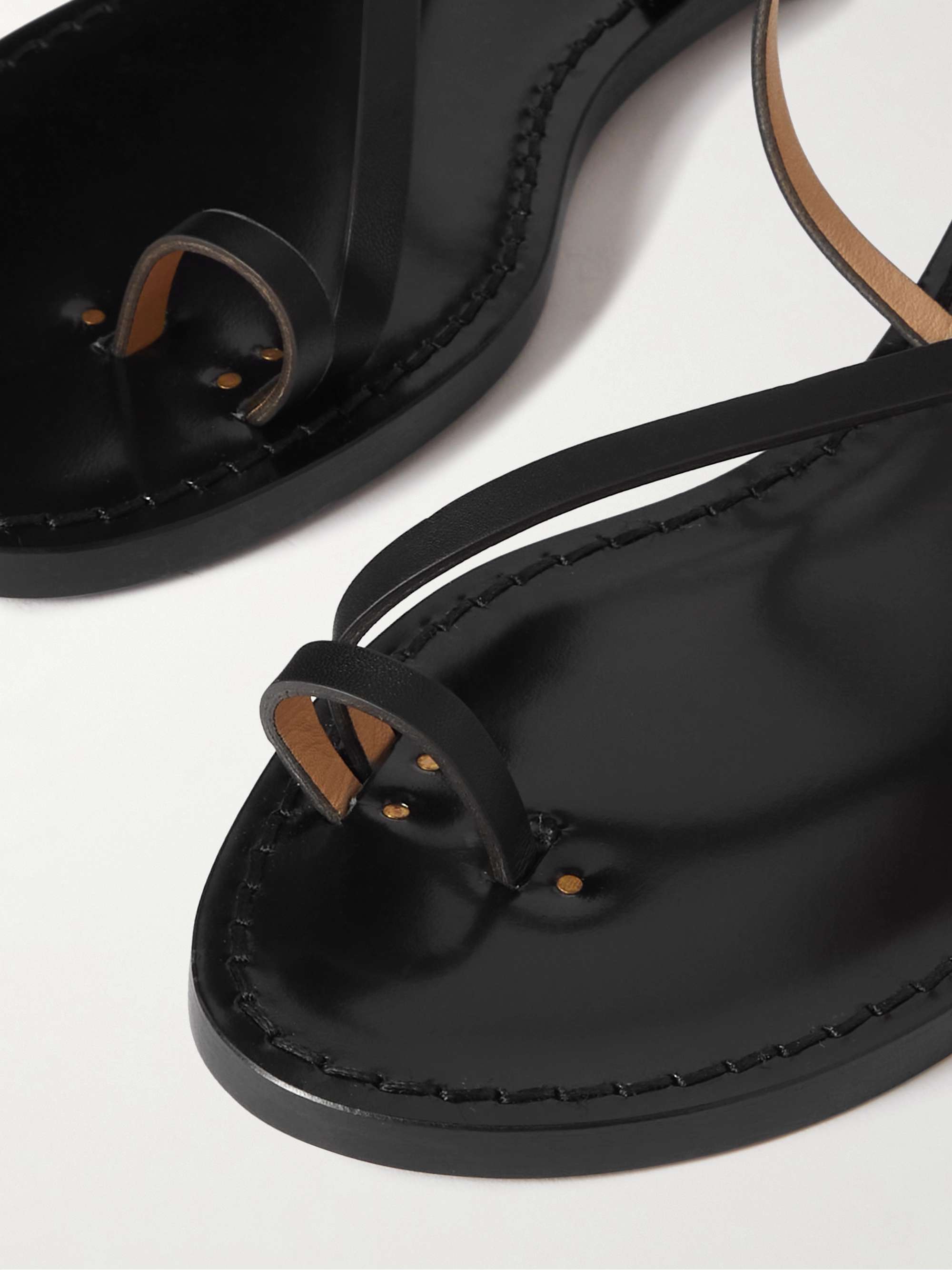 AMANU The Kalahari embellished leather sandals | NET-A-PORTER
