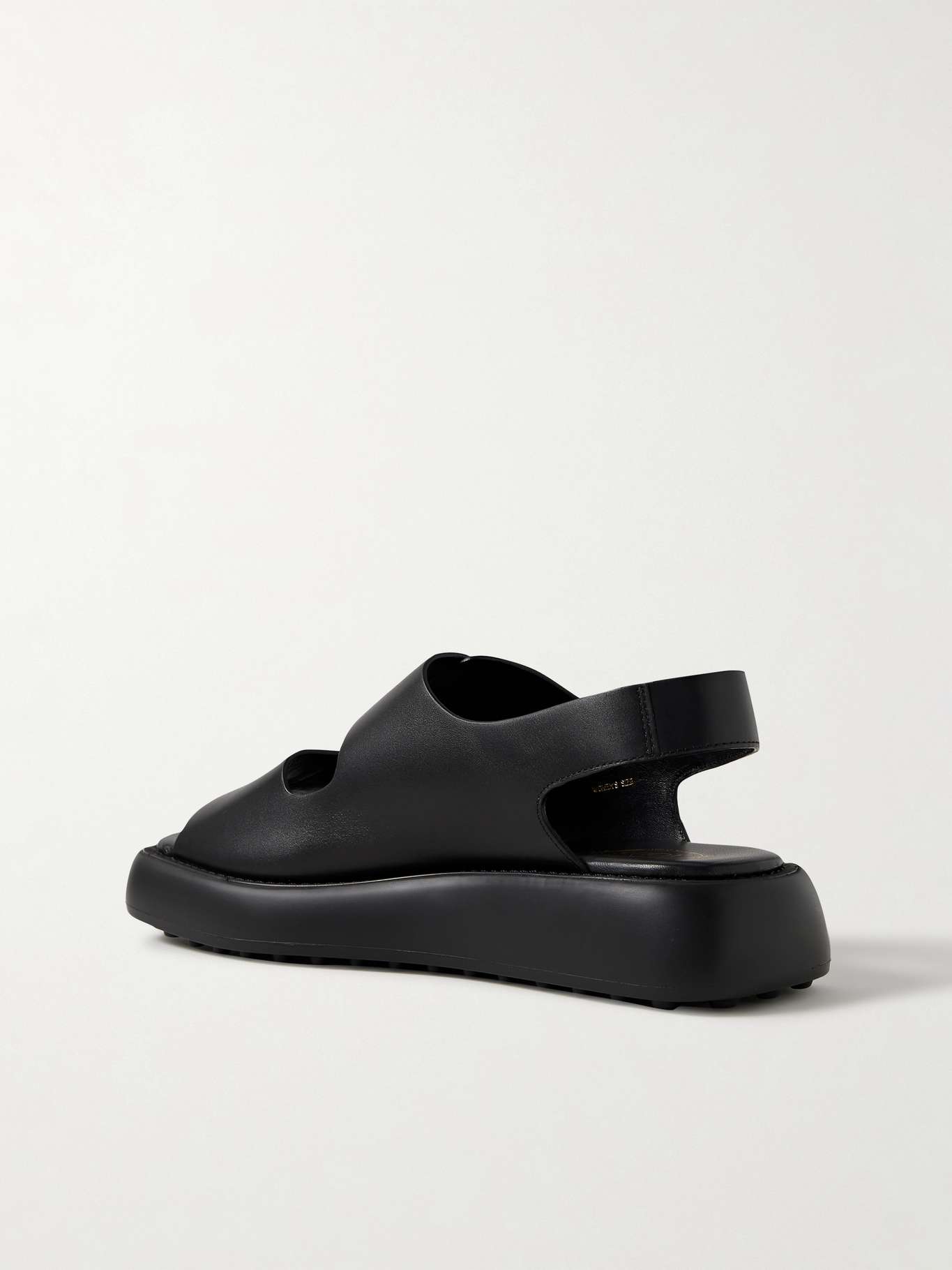 TOD'S Gomma buckled leather platform sandals | NET-A-PORTER