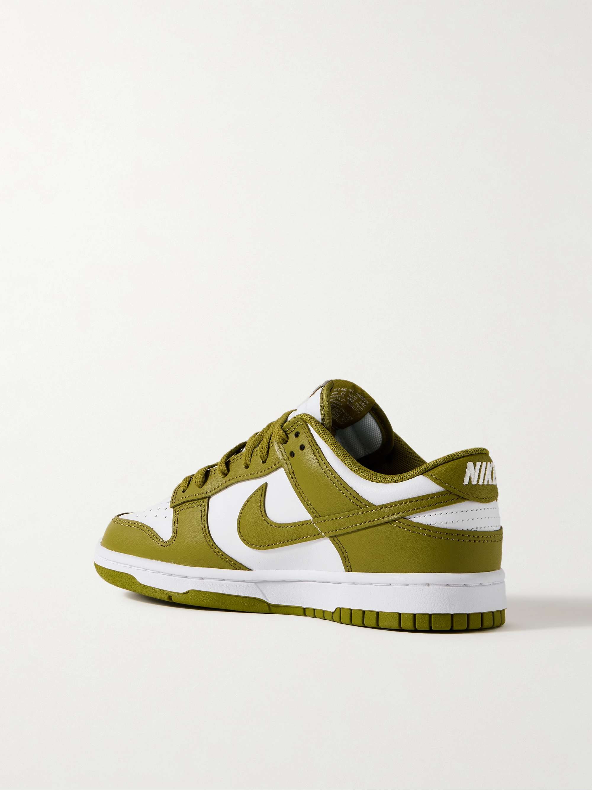 NIKE Dunk Low Retro leather sneakers | NET-A-PORTER