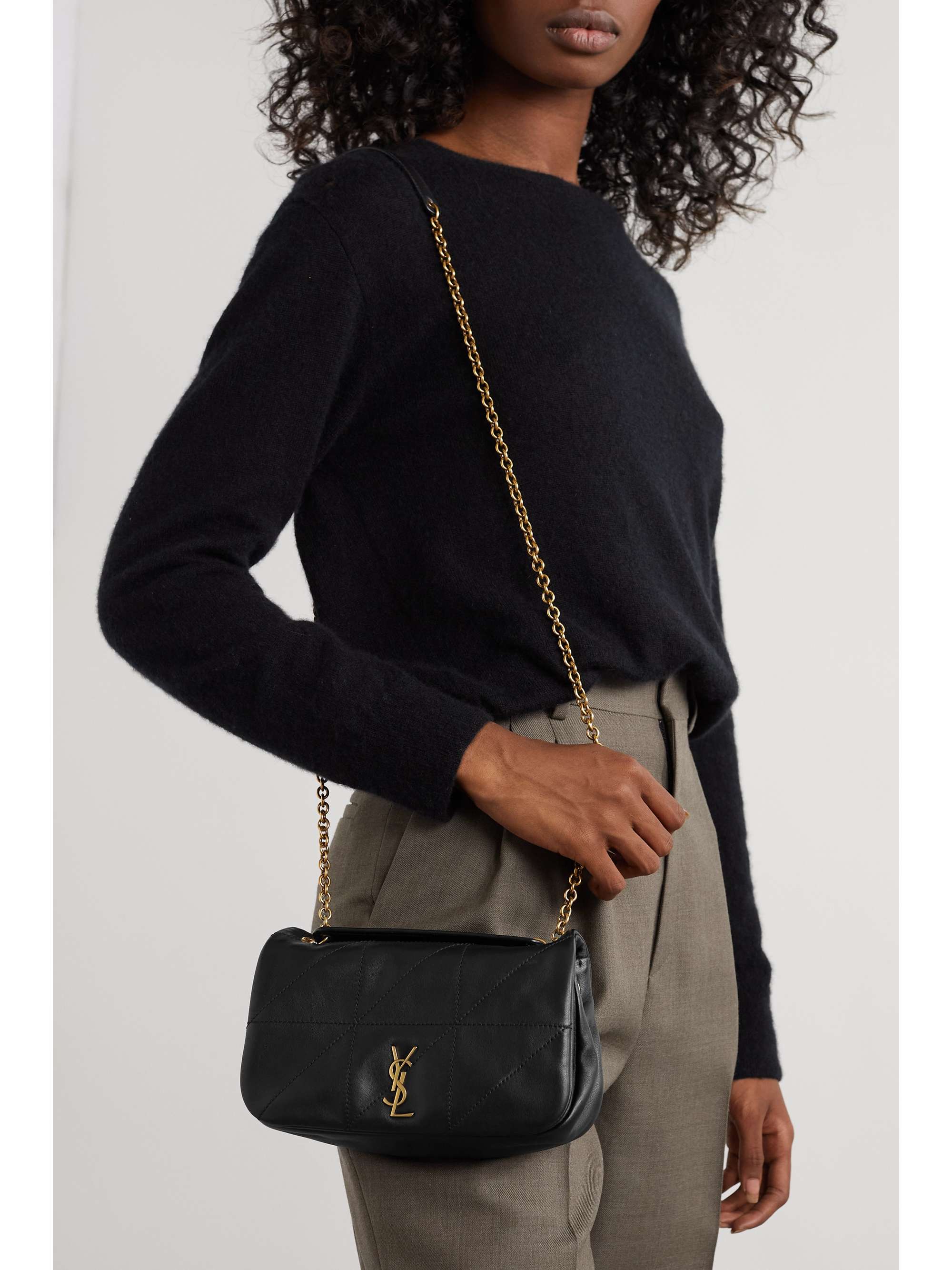 SAINT LAURENT Jamie mini leather shoulder bag | NET-A-PORTER