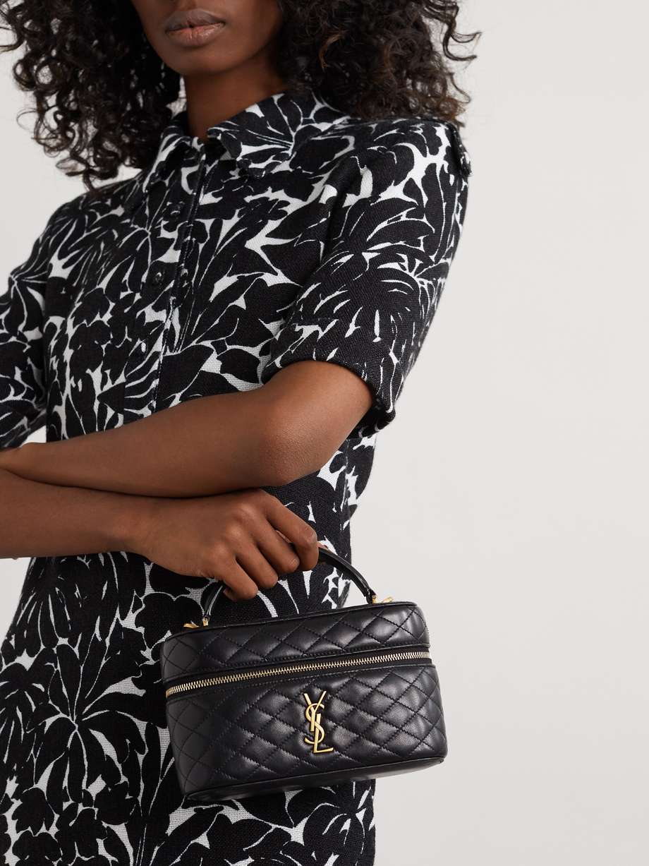 SAINT LAURENT Gaby Vanity leather shoulder bag | NET-A-PORTER