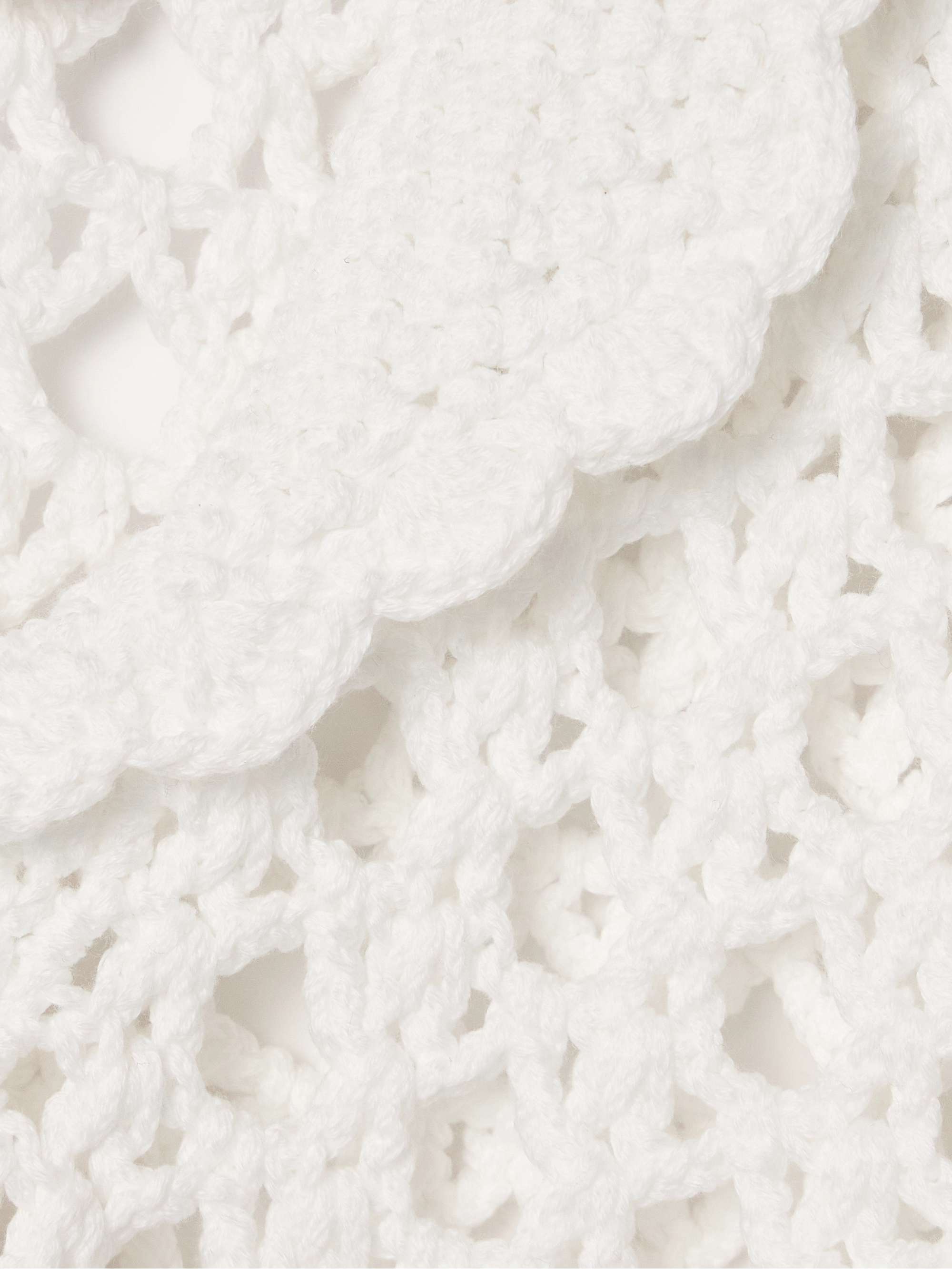 SUZIE KONDI Iris crocheted cotton top | NET-A-PORTER