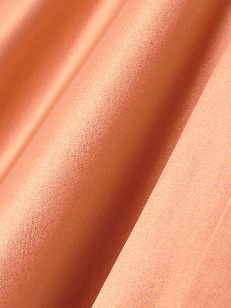 TALLER MARMO New Age pussy-bow silk-satin kaftan | NET-A-PORTER