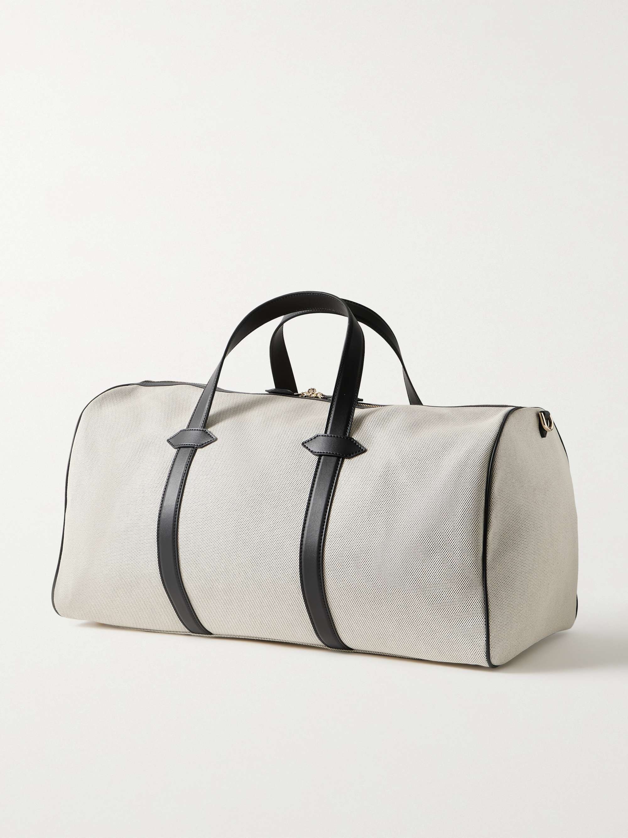 PARAVEL Main Line vegan leather-trimmed canvas duffel bag | NET-A-PORTER
