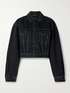 SAINT LAURENT Cropped denim jacket | NET-A-PORTER