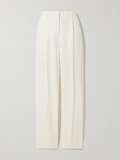 THE ROW Tor pleated crepe wide-leg pants | NET-A-PORTER