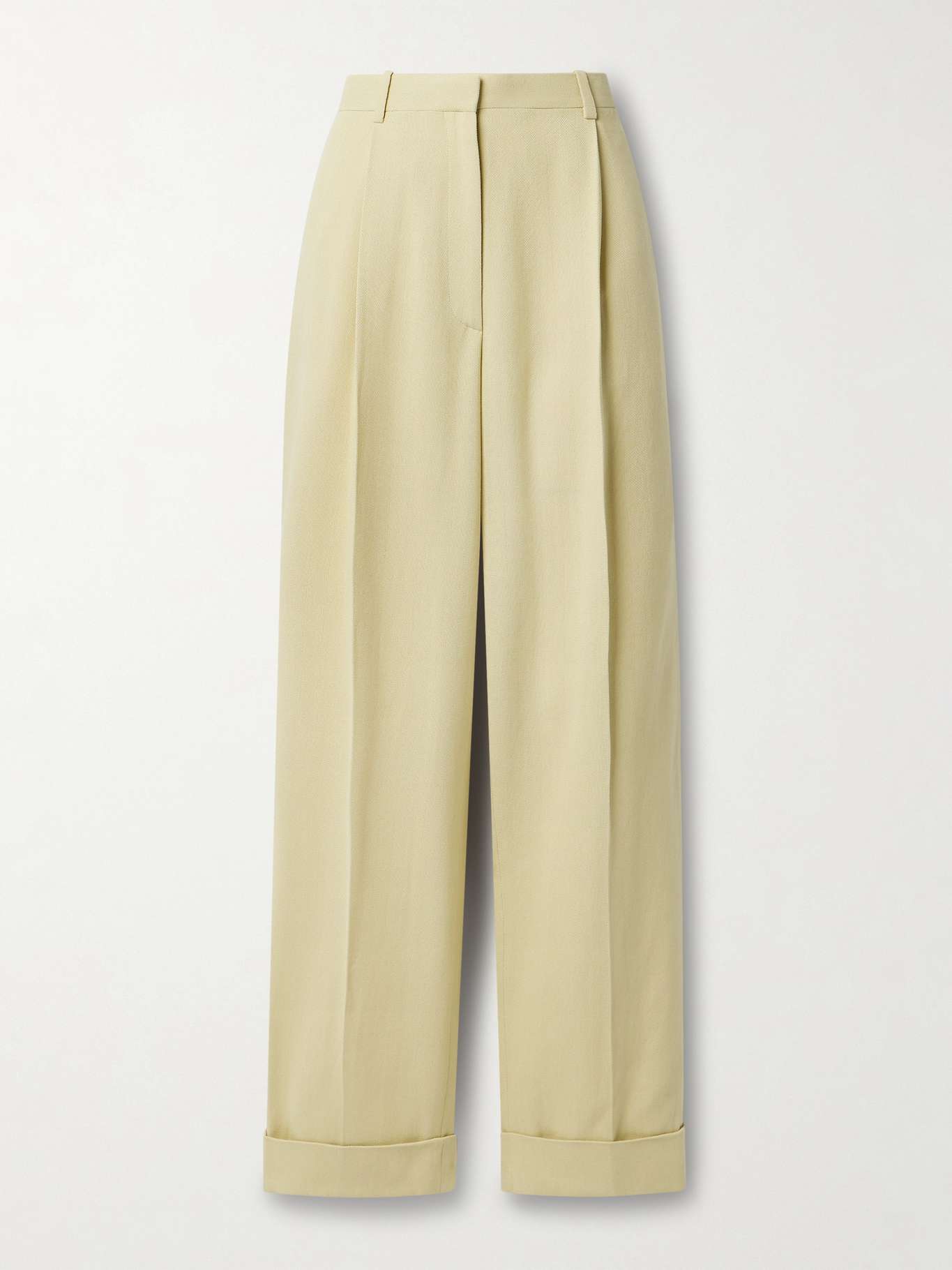 THE ROW Tor pleated woven wide-leg pants | NET-A-PORTER
