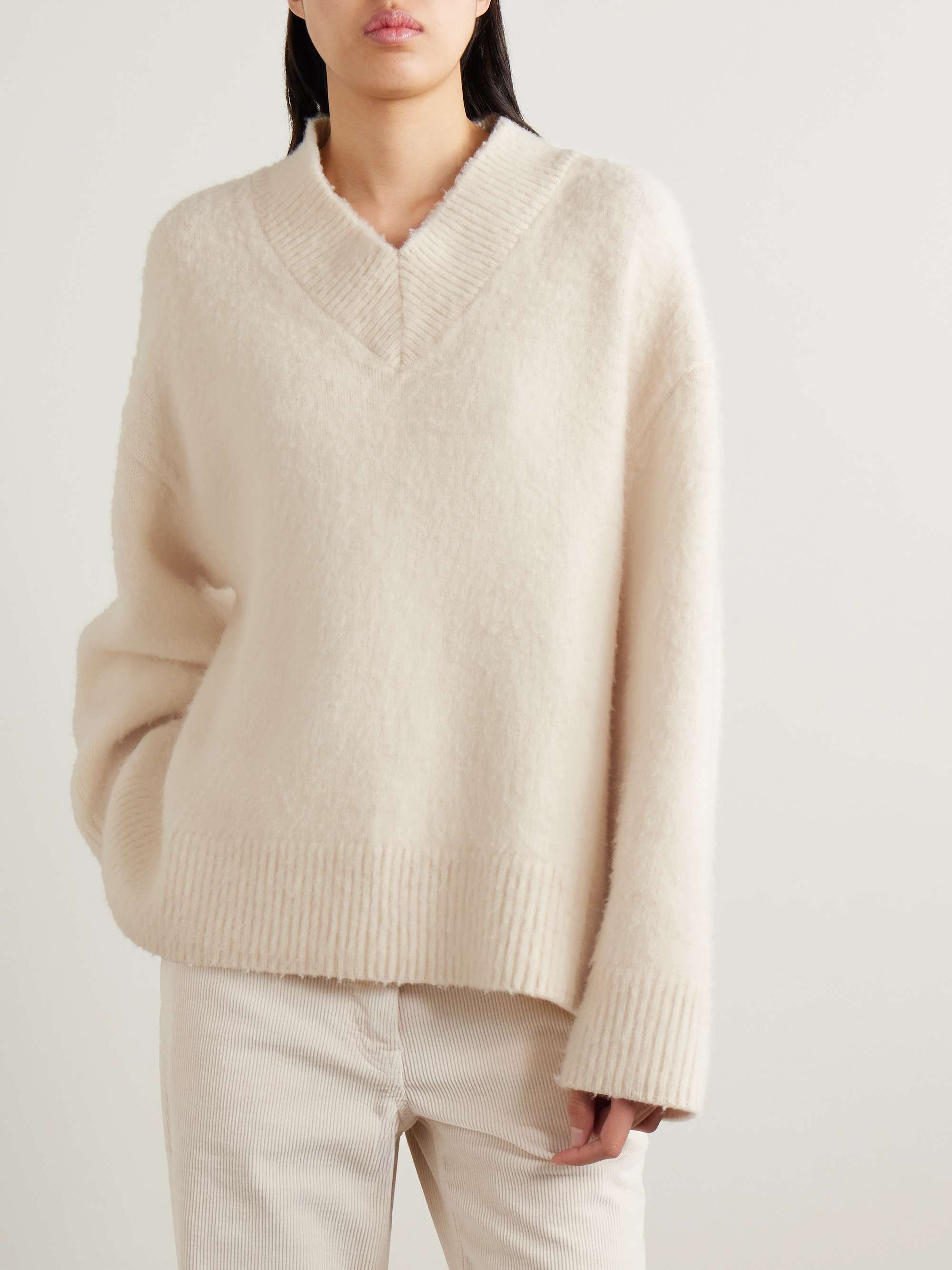 THE ROW Fayette oversized cashmere sweater | NET-A-PORTER