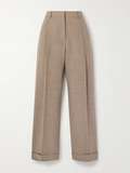 THE ROW Tor pleated grain de poudre wool pants | NET-A-PORTER