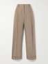 THE ROW Tor pleated grain de poudre wool pants | NET-A-PORTER
