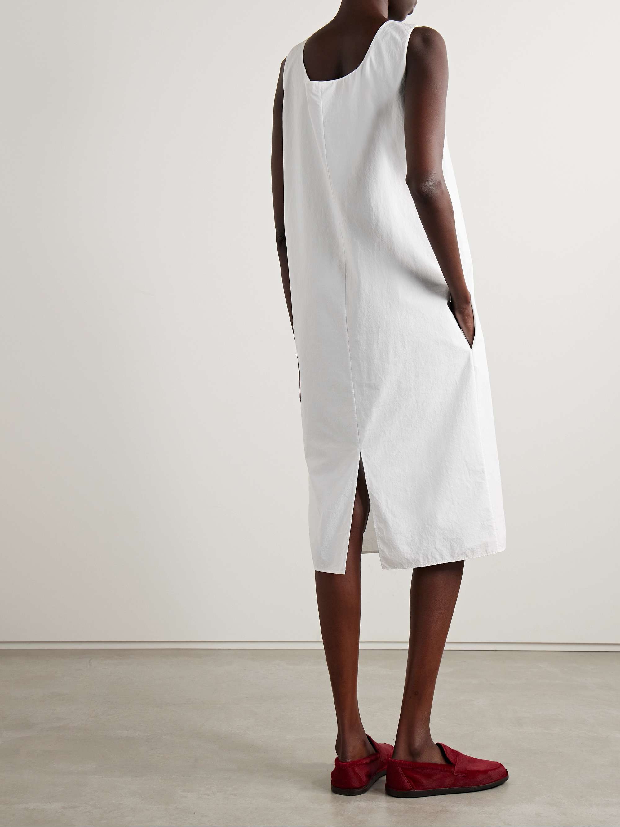 THE ROW Janah cotton midi dress | NET-A-PORTER