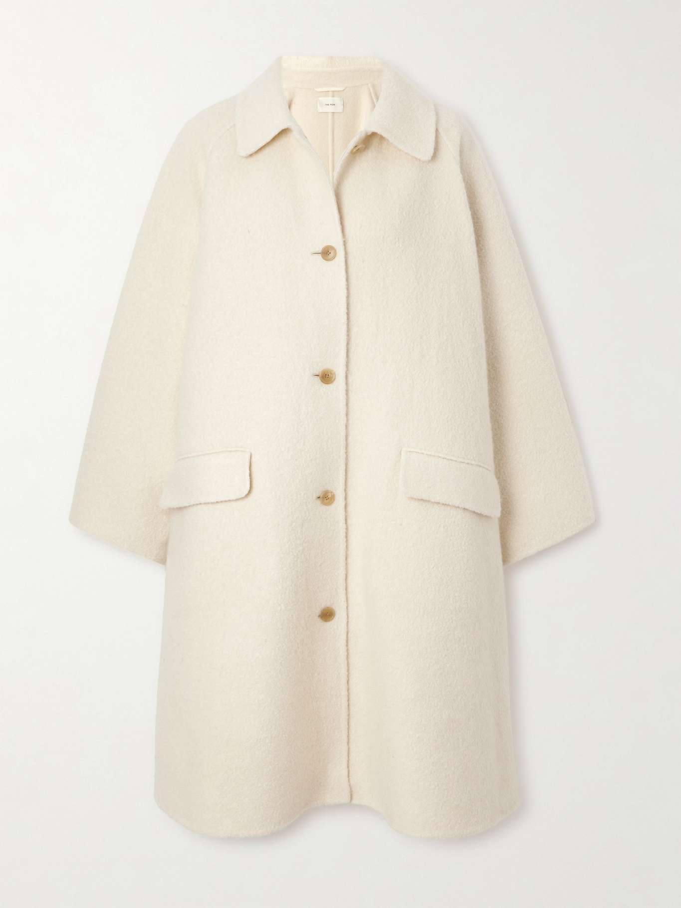 THE ROW Garth oversized cashmere and silk-blend bouclé coat | NET-A-PORTER