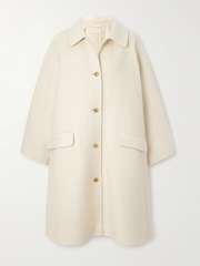 THE ROW Garth oversized cashmere and silk-blend bouclé coat | NET-A-PORTER