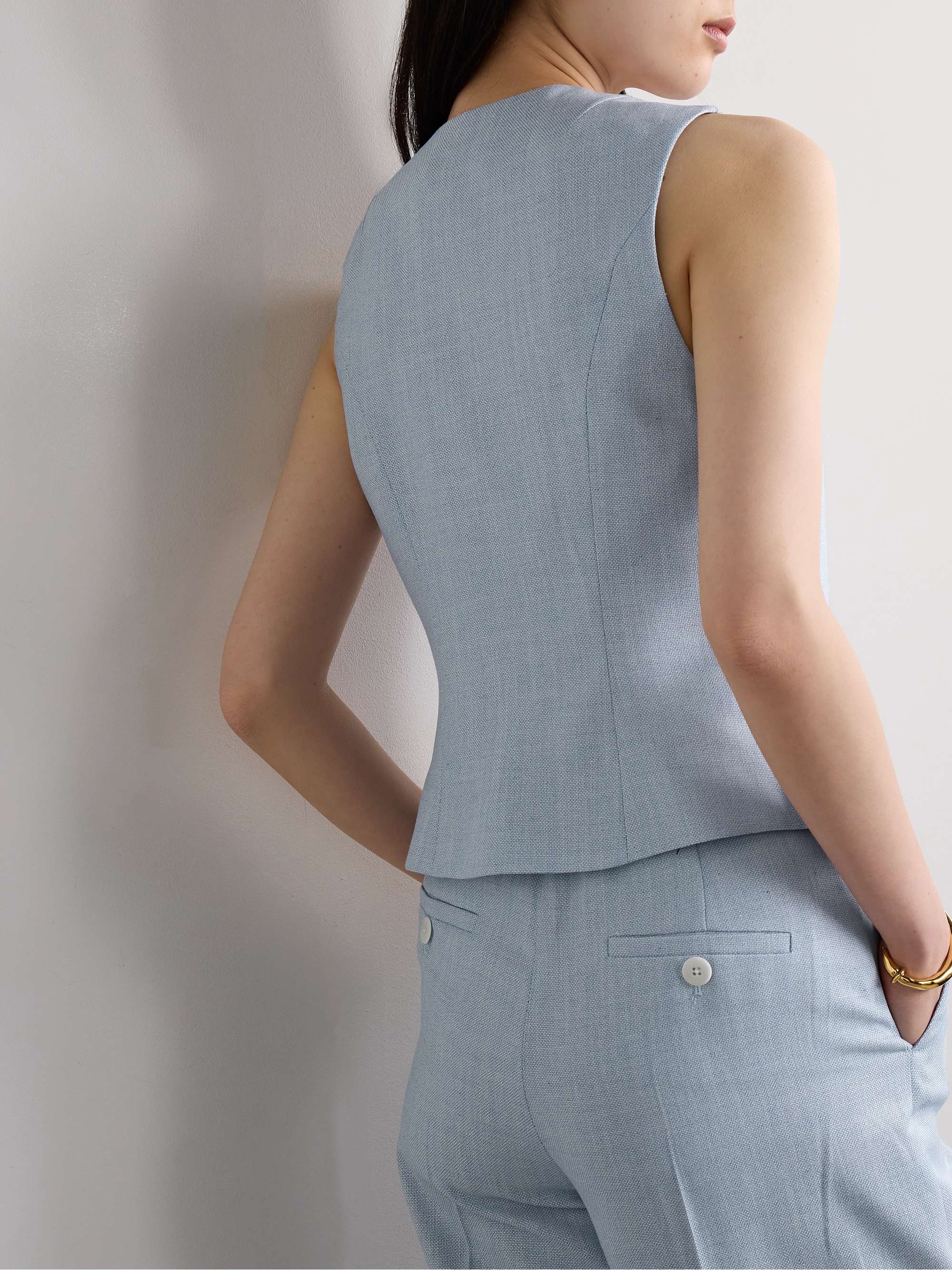 CEFINN Deacon woven vest | NET-A-PORTER