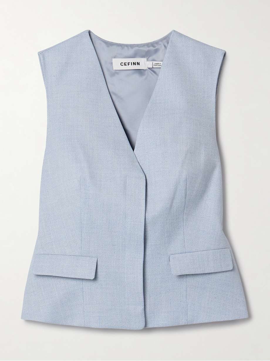 CEFINN Deacon woven vest | NET-A-PORTER