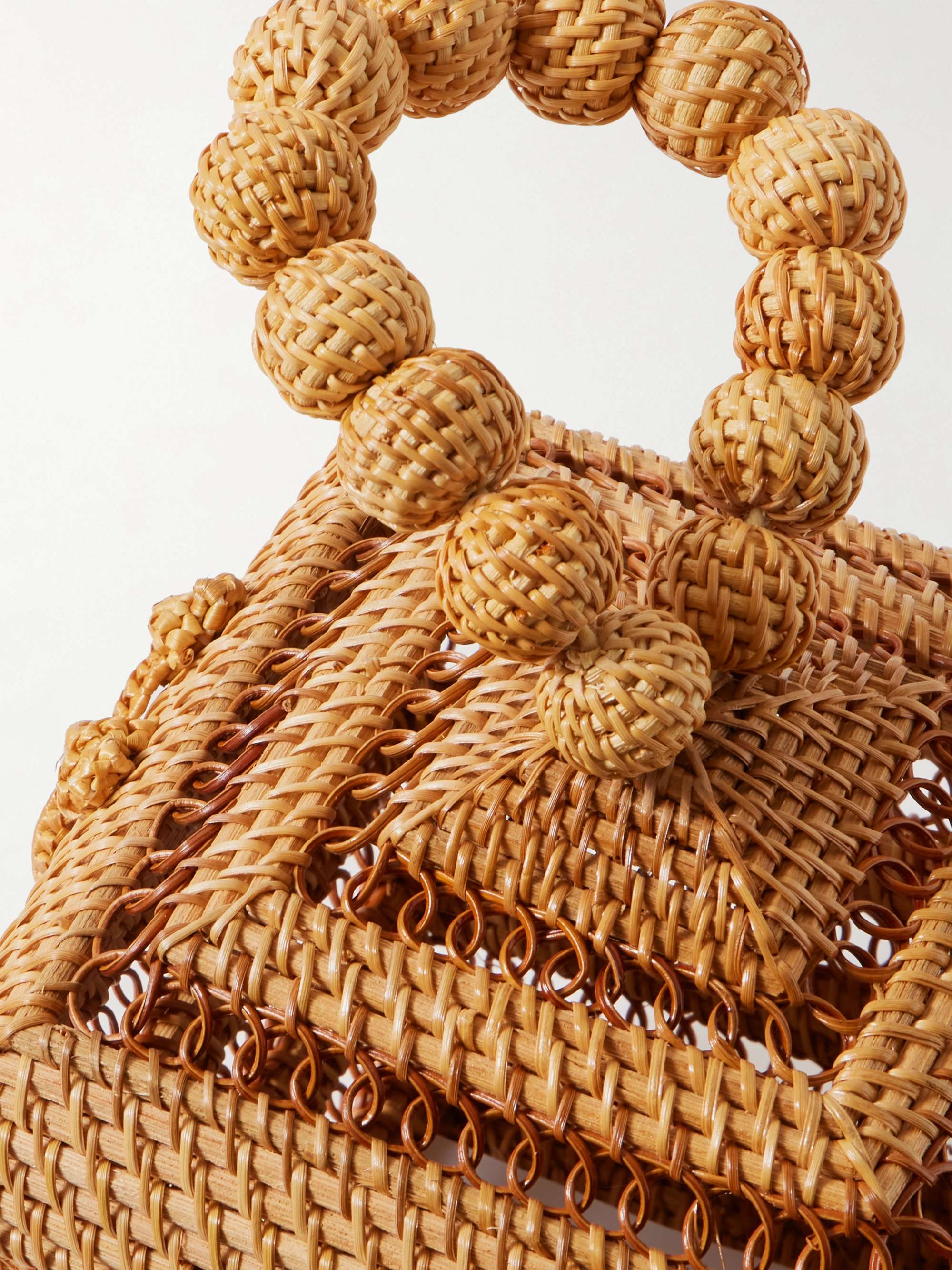 CULT GAIA Suri rattan tote | NET-A-PORTER